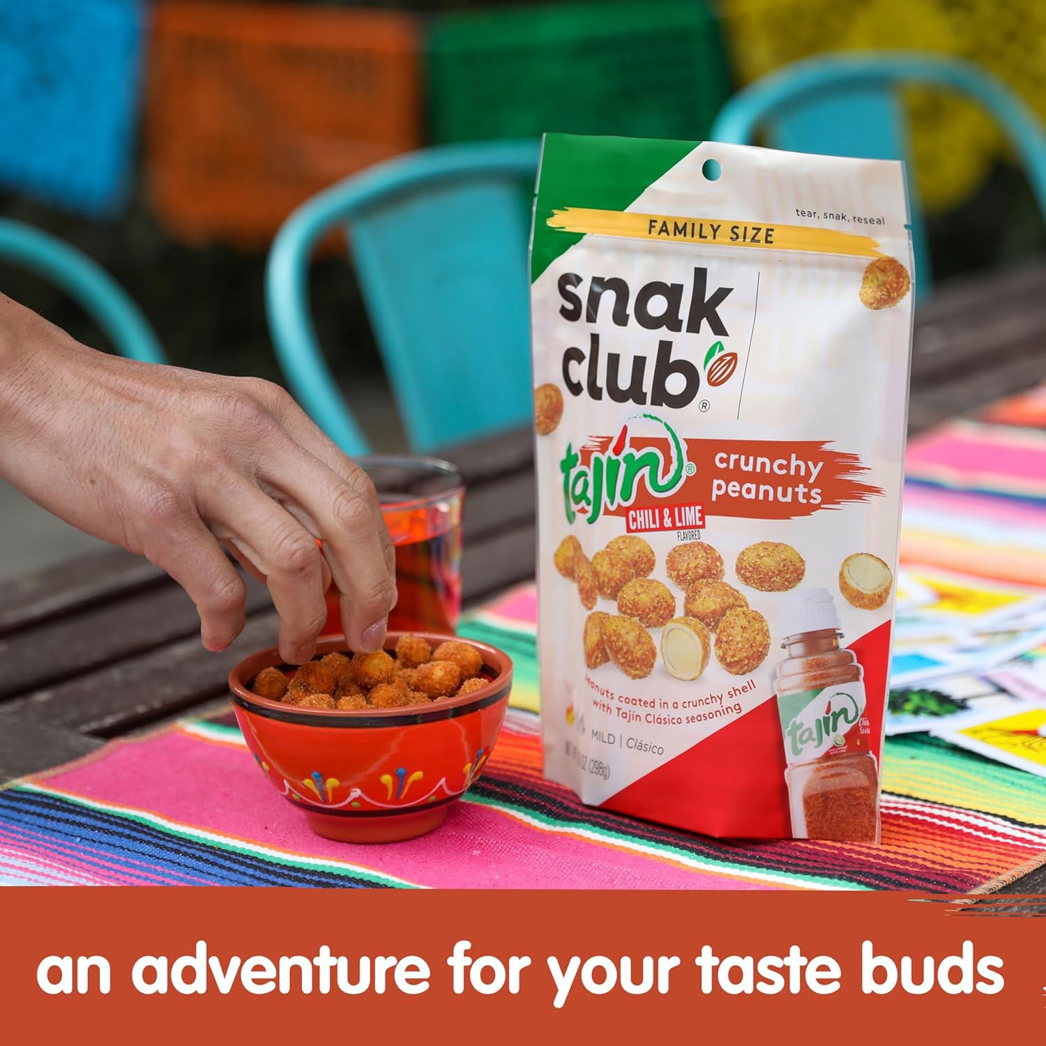 Snapklik.com : Snak Club Tajin Crunchy Peanuts, Nuts