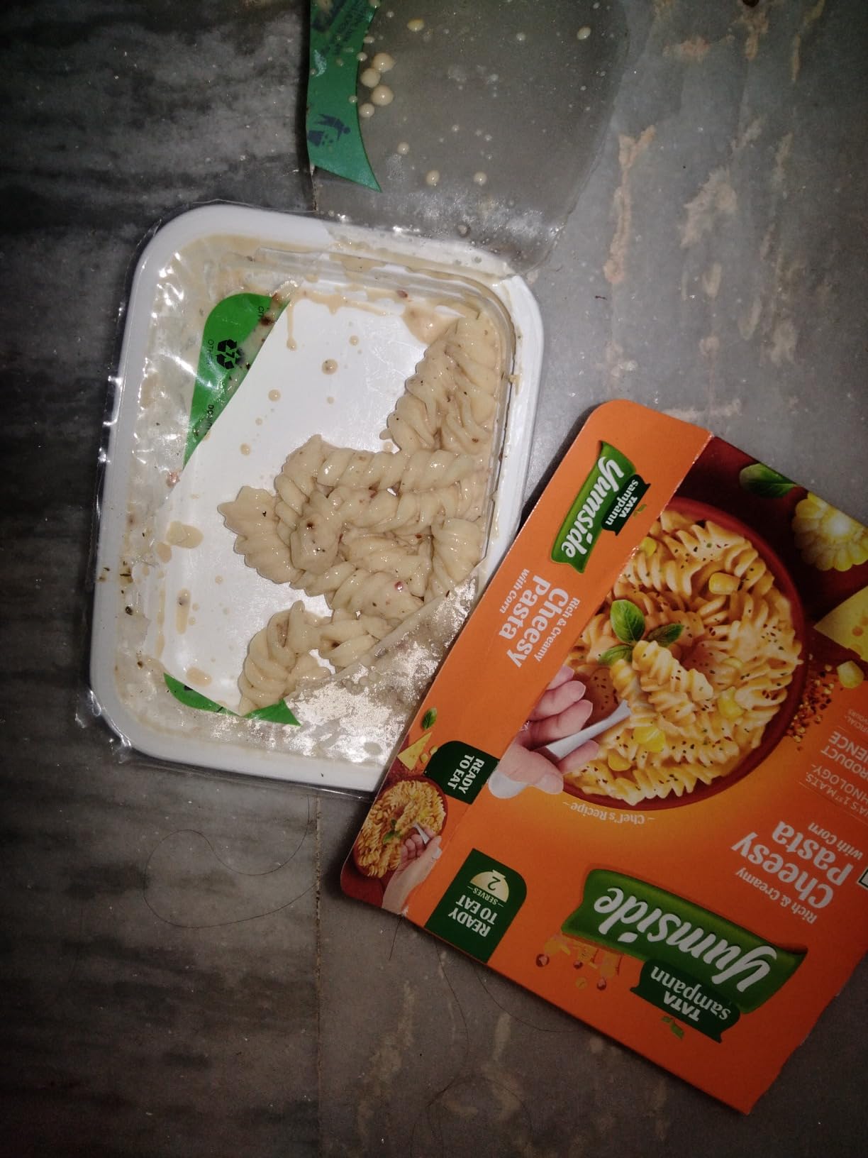 Tata Sampann Yumside Cheesy Instant Pasta with Corn, 285g, Ready to Eat ...