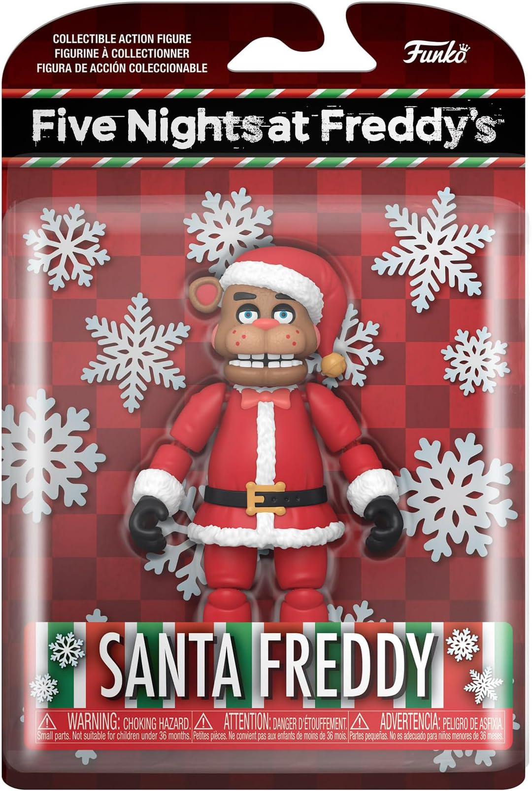 FUNKO ACTION FIGURE: Five Nights at Freddy's - Holiday Freddy (FNAF ...