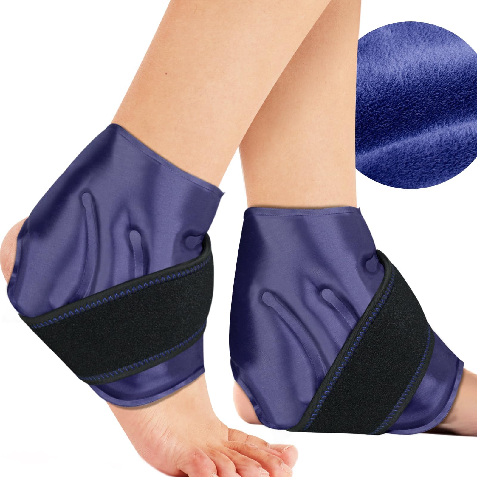 Amazon.com: AiricePac 2 Ankle Ice Pack Wrap for Swelling, Ice Pack for ...