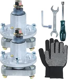 Amazon.com: NIDAIFEI 2 Pack Greased GY20785 Spindle Assembly Replaces John Deere GY20785 ...