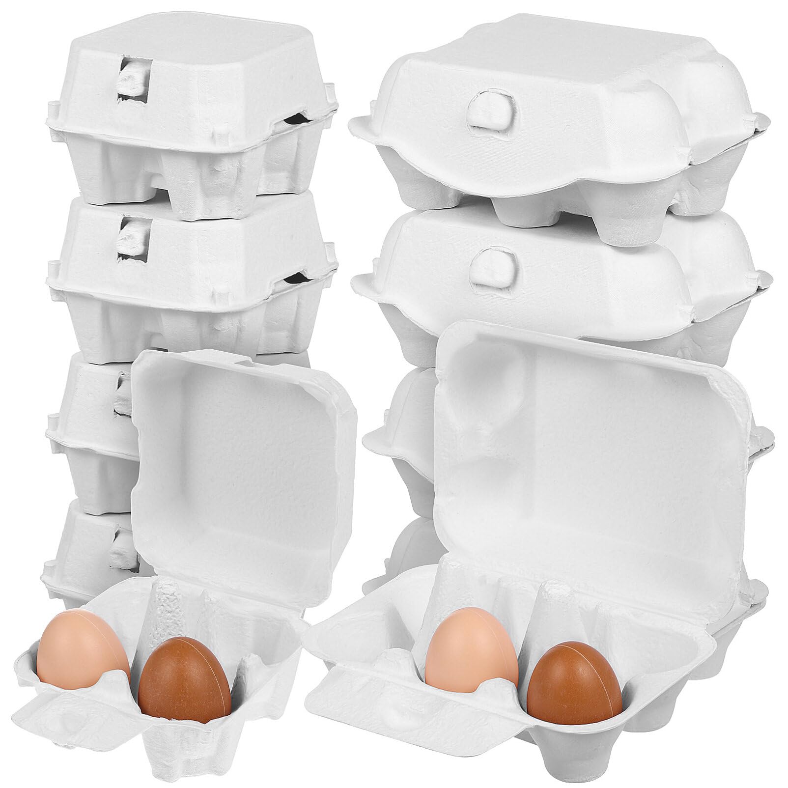 Amazon.com: Egg Container 6 Count Egg Cartons Half Dozen Egg Cartons 4 ...