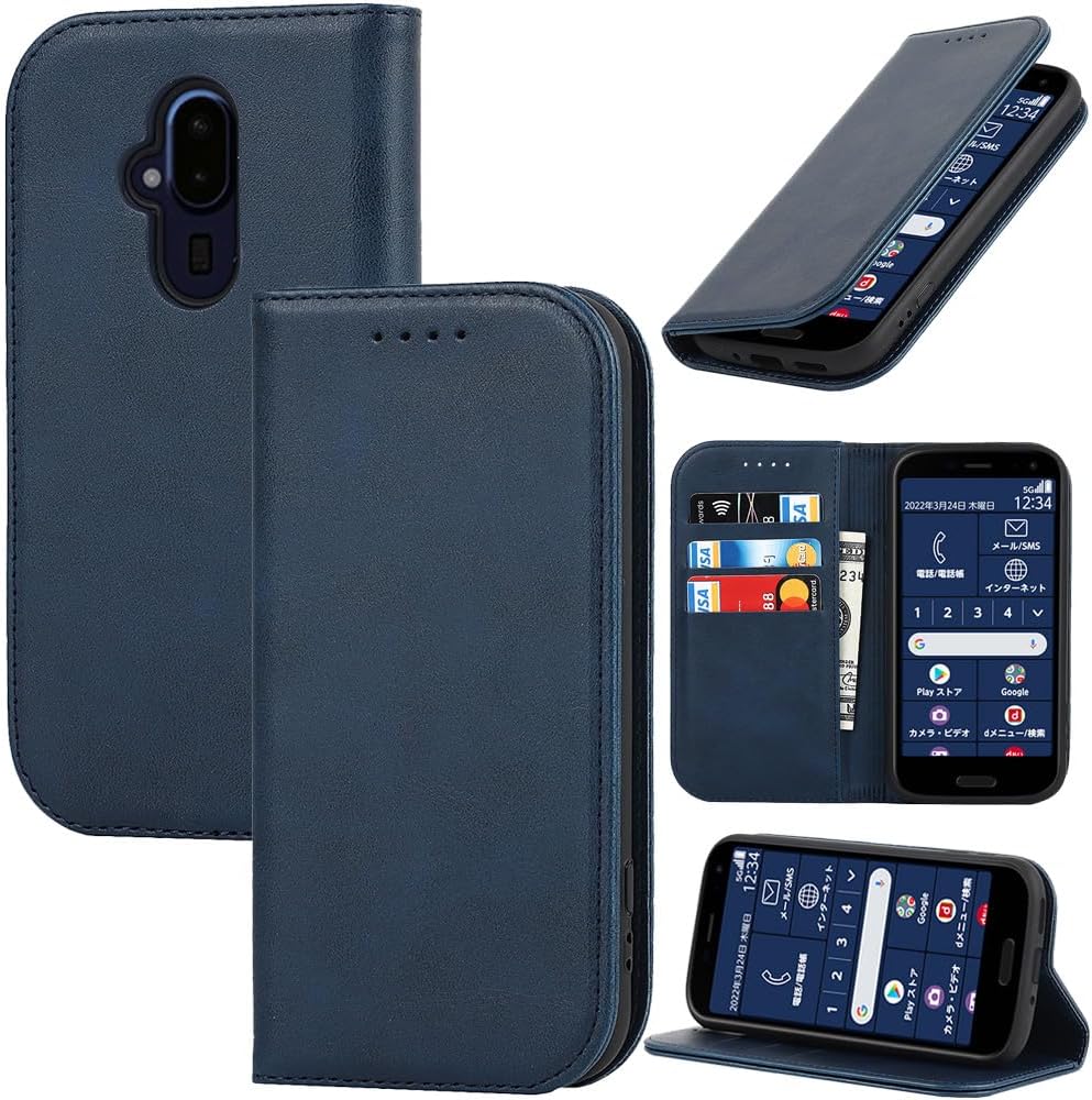 Amazon.co.jp: 対応 F-52B ケース 手帳型 スマホケース らくらくスマートフォン f-52b ラクラクスマホ ラクラクスマートフォン F-52B カバー 手帳型 カード ...