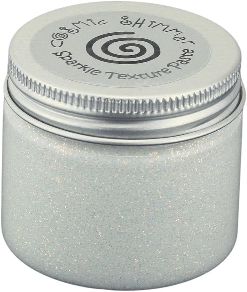 Cosmic Shimmer Sparkle Texture Paste, Silver Moon : Amazon.co.uk: Home ...