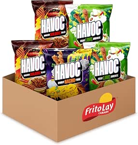 Frito-Lay Variety Pack (Havoc Bulgolgi Blaze 2x190g, Smoky Nacho 1x232g ...