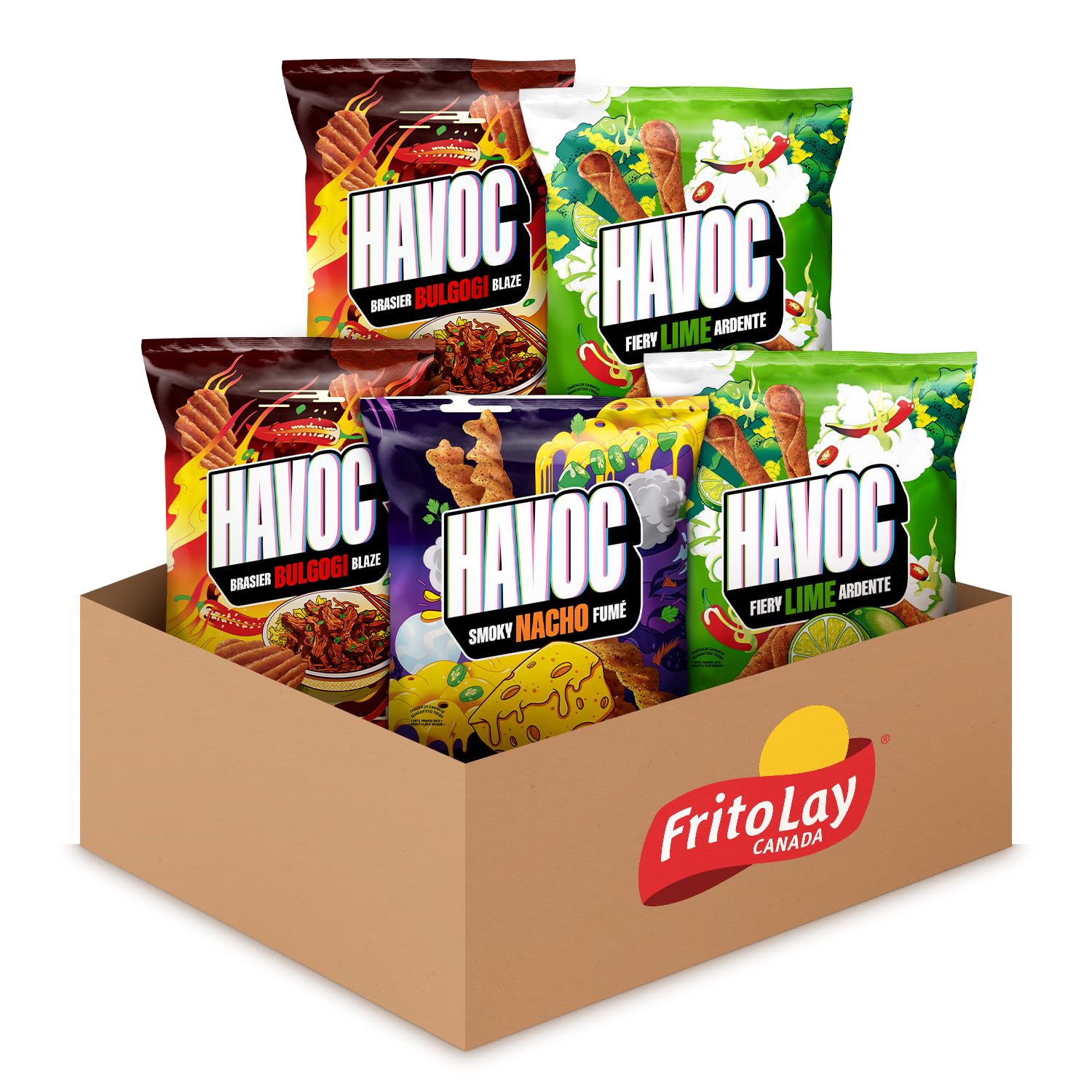 Frito-Lay HAVOC Snack Box, Variety Pack, 5 Count : Amazon.ca: Grocery ...