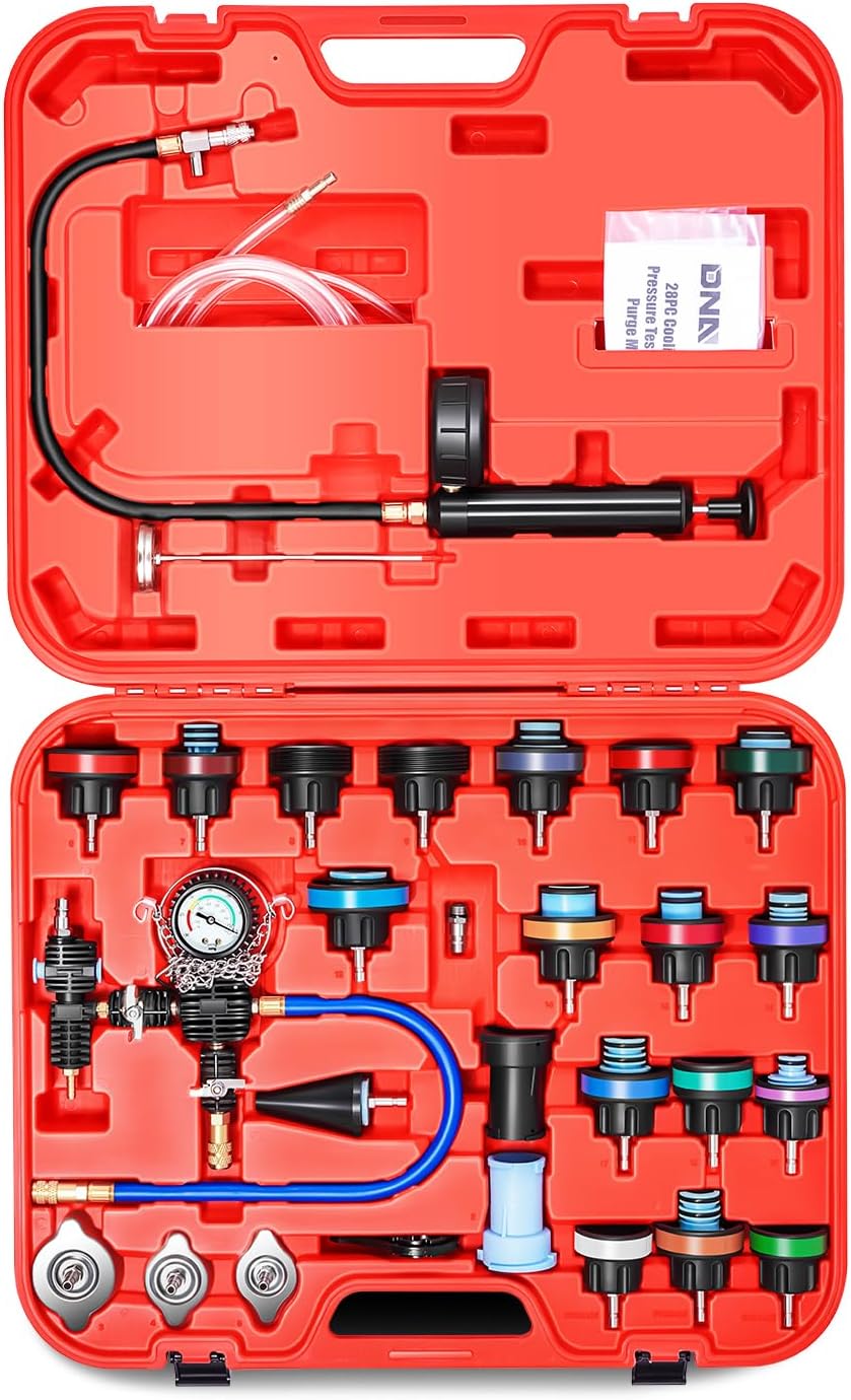 Amazon.com: DNA MOTORING 28pcs Radiator Coolant Pressure Tester Vacuum ...