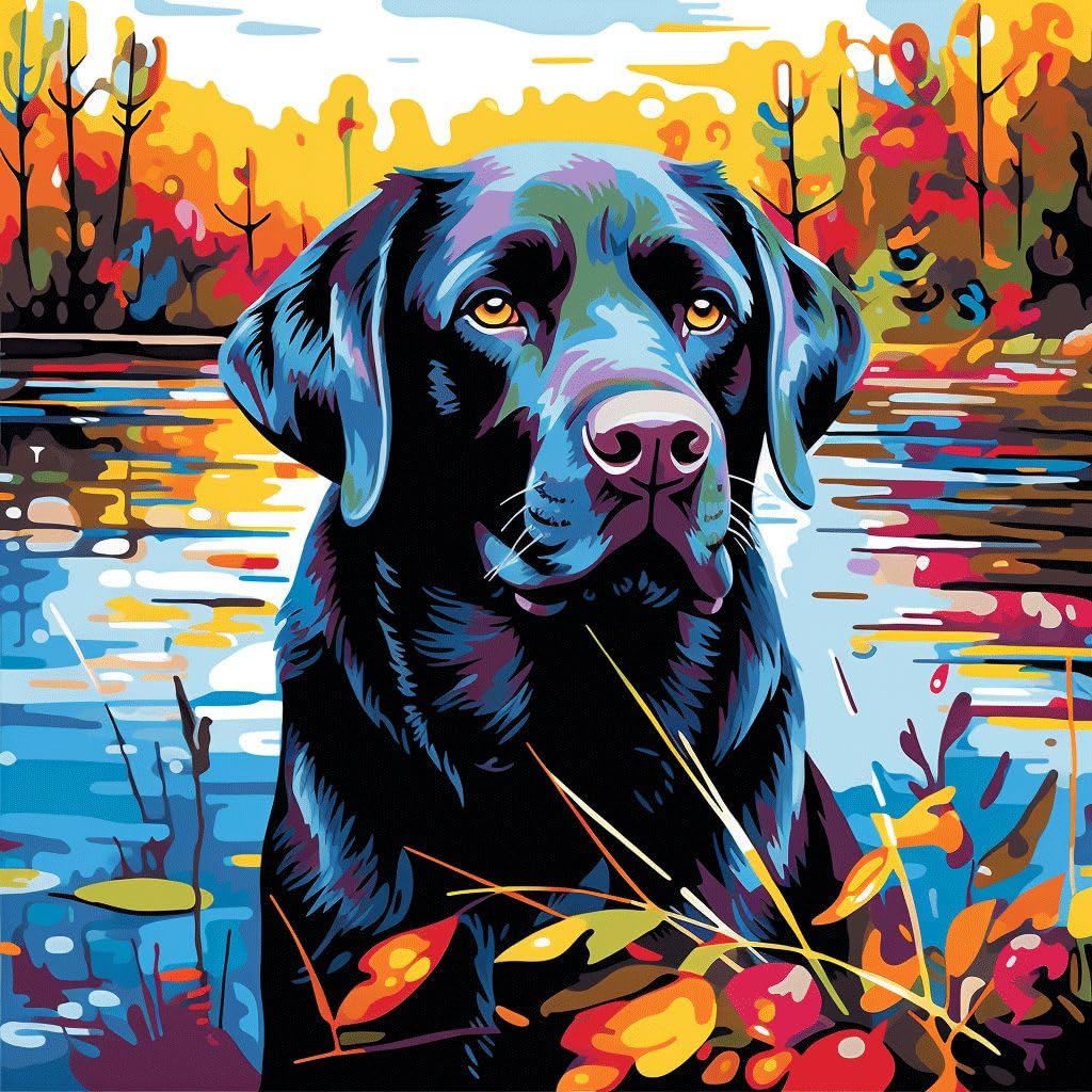 Amazon.com: Paint by Numbers for Adults Children Linen Canvas Acrylic ...