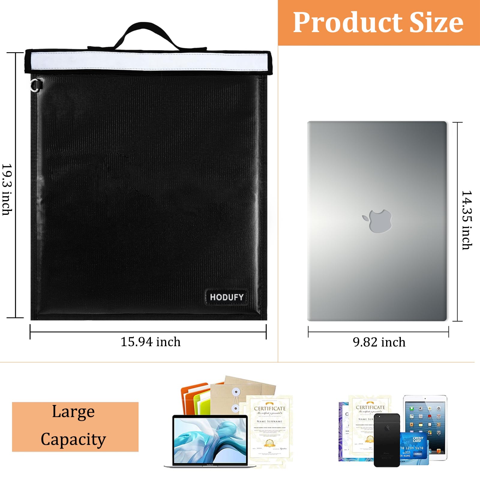 Snapklik.com : Extra Large Faraday Bags For Laptop, 16 X 19 Faraday Cage
