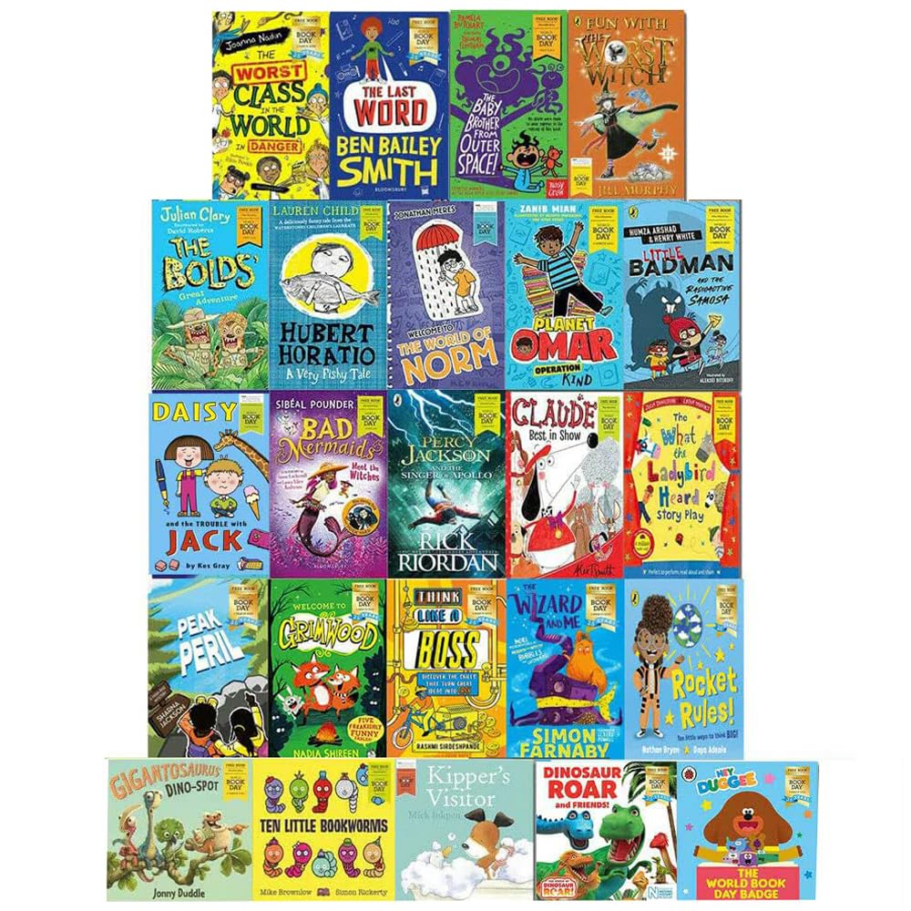 World Book Day Collection 24 Books Set (The Wizard and Me, Peak Peril ...