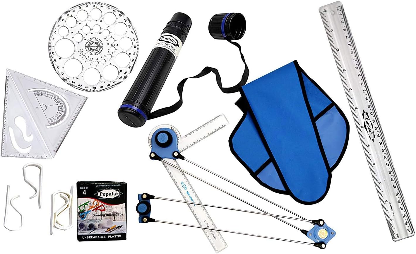POPULAR Mini Drafter Combo 1 – for engineering drawing – for students ...