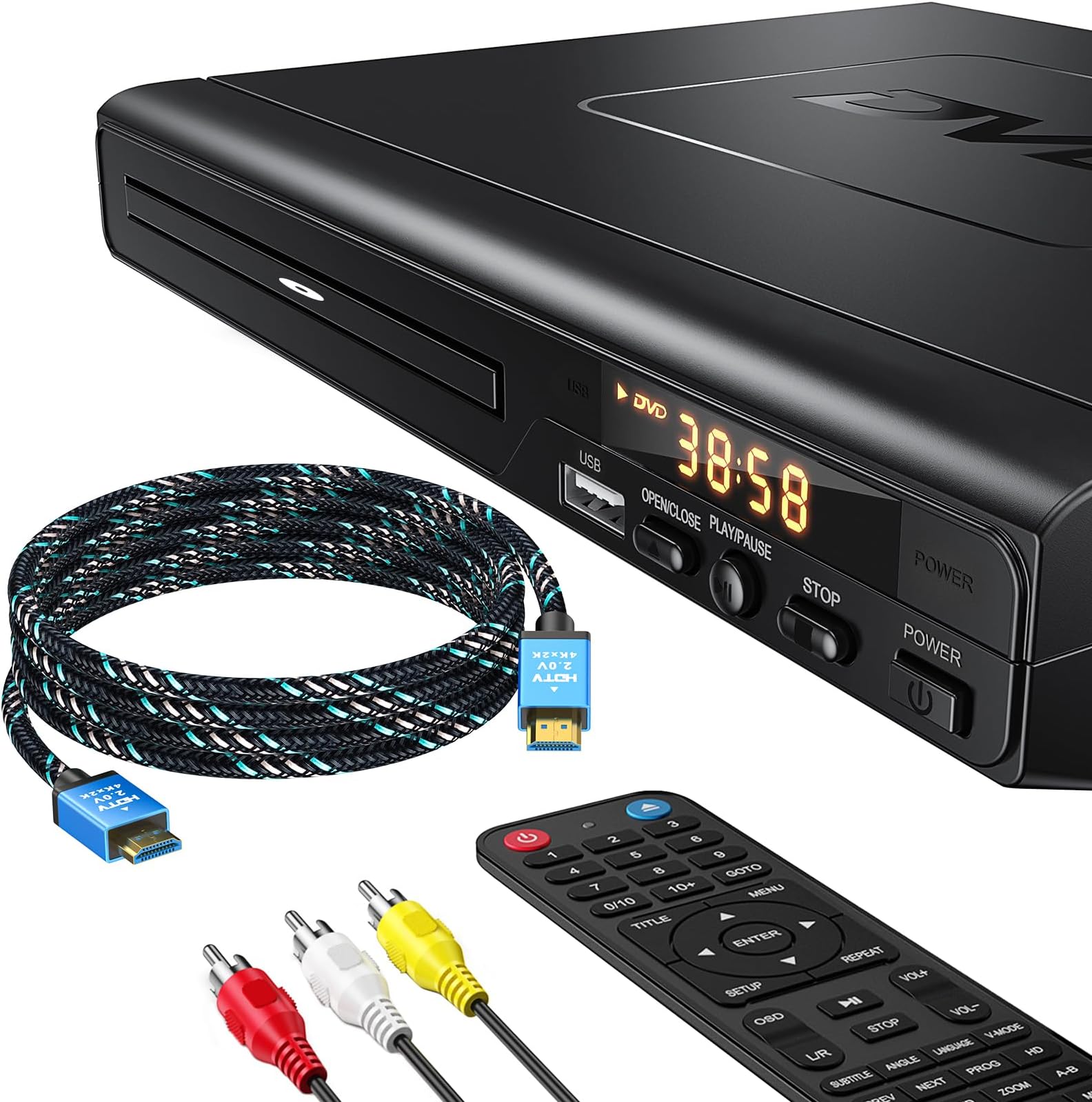 Amazon.com: DVD Players for TV with HDMI, DVD Players That Play All ...