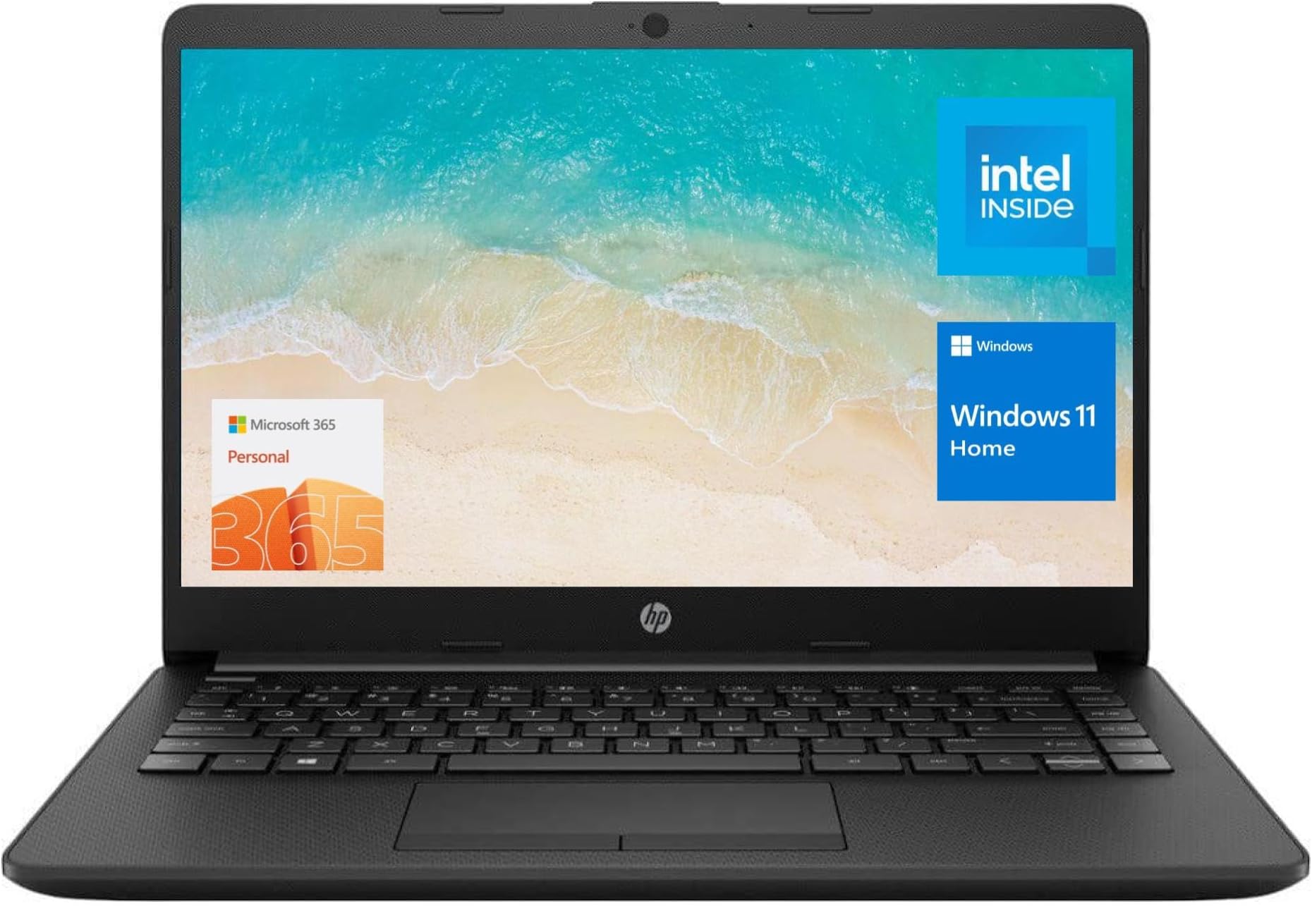 Amazon.com: HP Portable Laptop (Include 1 Year Microsoft 365), 14’’ HD ...