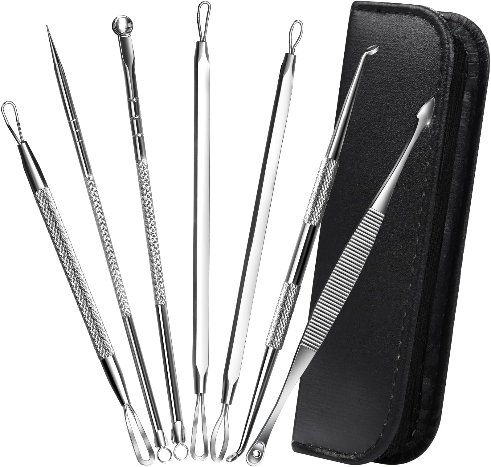Amazon.com: Teenitor 7 in 1 Pimple Popper Tool Kit - Blackhead Remover ...