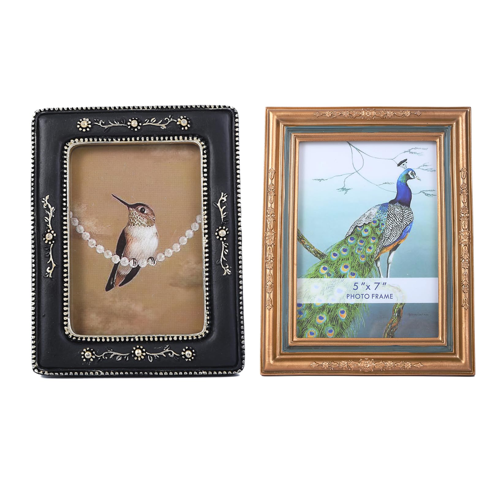 Amazon.com - SIKOO 2.5x3.5 Vintage picture frames Small Picture Frame ...