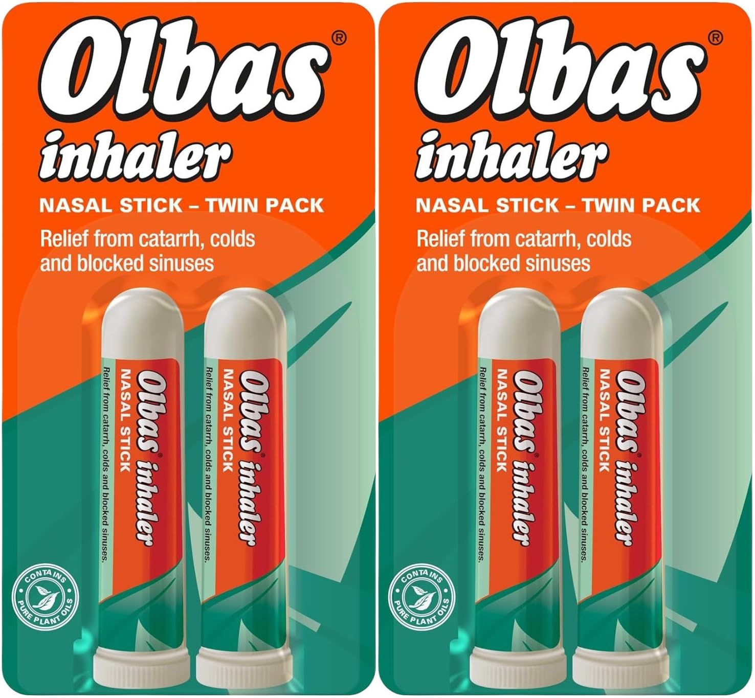 Amazon.com: Generic Twin Pack Inhaler (2x695mg) - Unscented, Providing ...