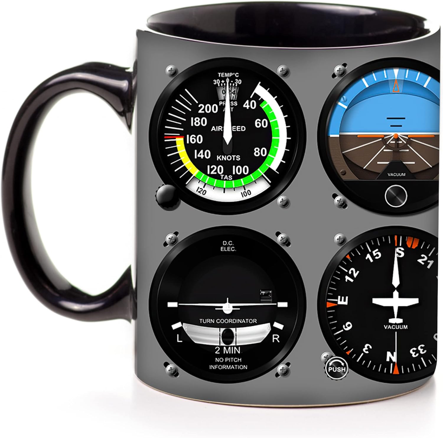 Amazon.com: Pilot indicator coffee mug,gift for pilot,pilot mug,pilot ...