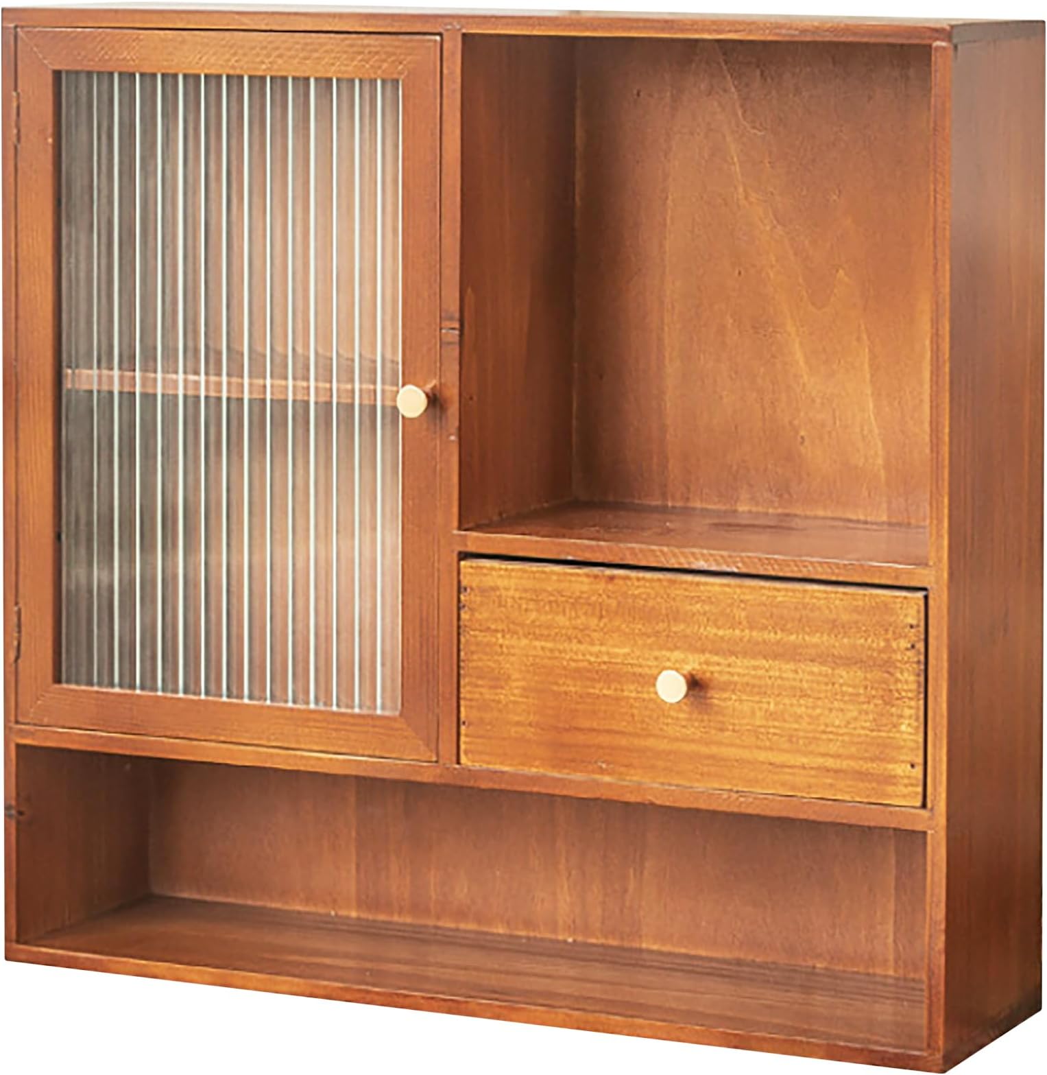 Amazon.com: Farmhouse Style Mini Kitchen Cupboard - 19.5”x5.3”x18.5 ...
