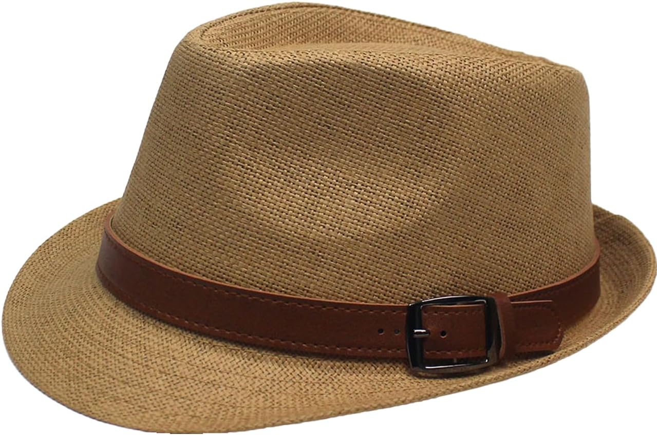 Amazon | [ホワイトファング] ハット 中折れハット 麦わら 旅行 ソフトハット 帽子 おしゃれ シンプル かっこいい メンズ ...