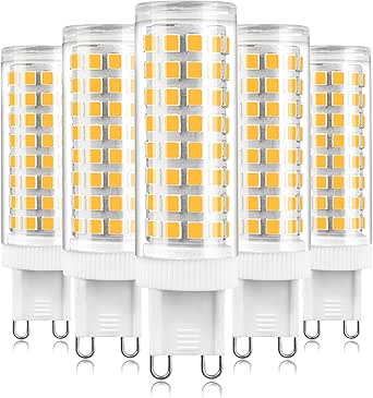 Generic LED Bulb, G9 Bi Pin Base 10W LED Bulb, 100W Halogen Equivalent ...
