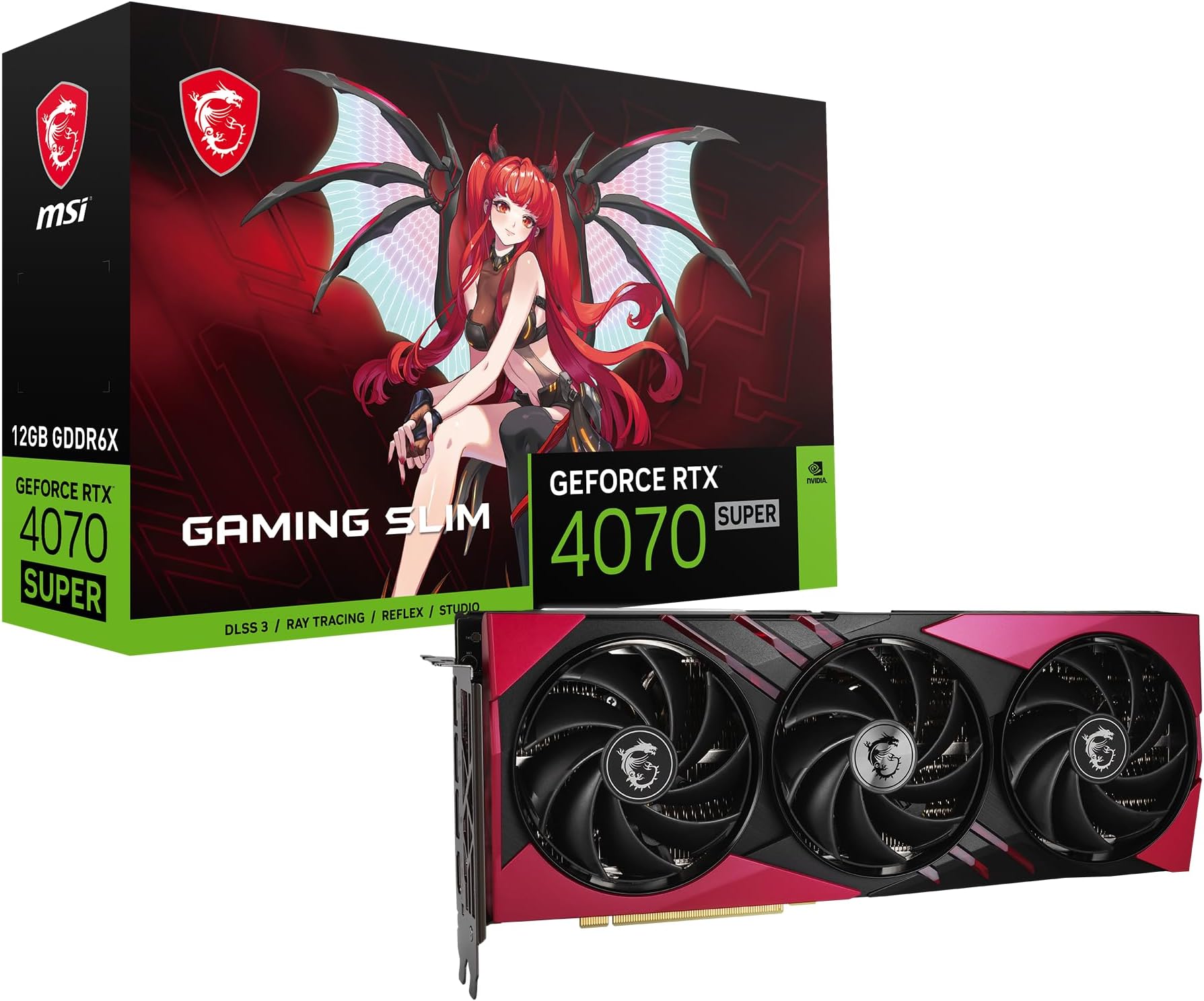 Amazon.com: MSI Gaming RTX 4070 Ti Super 16G Gaming X Slim Graphics ...