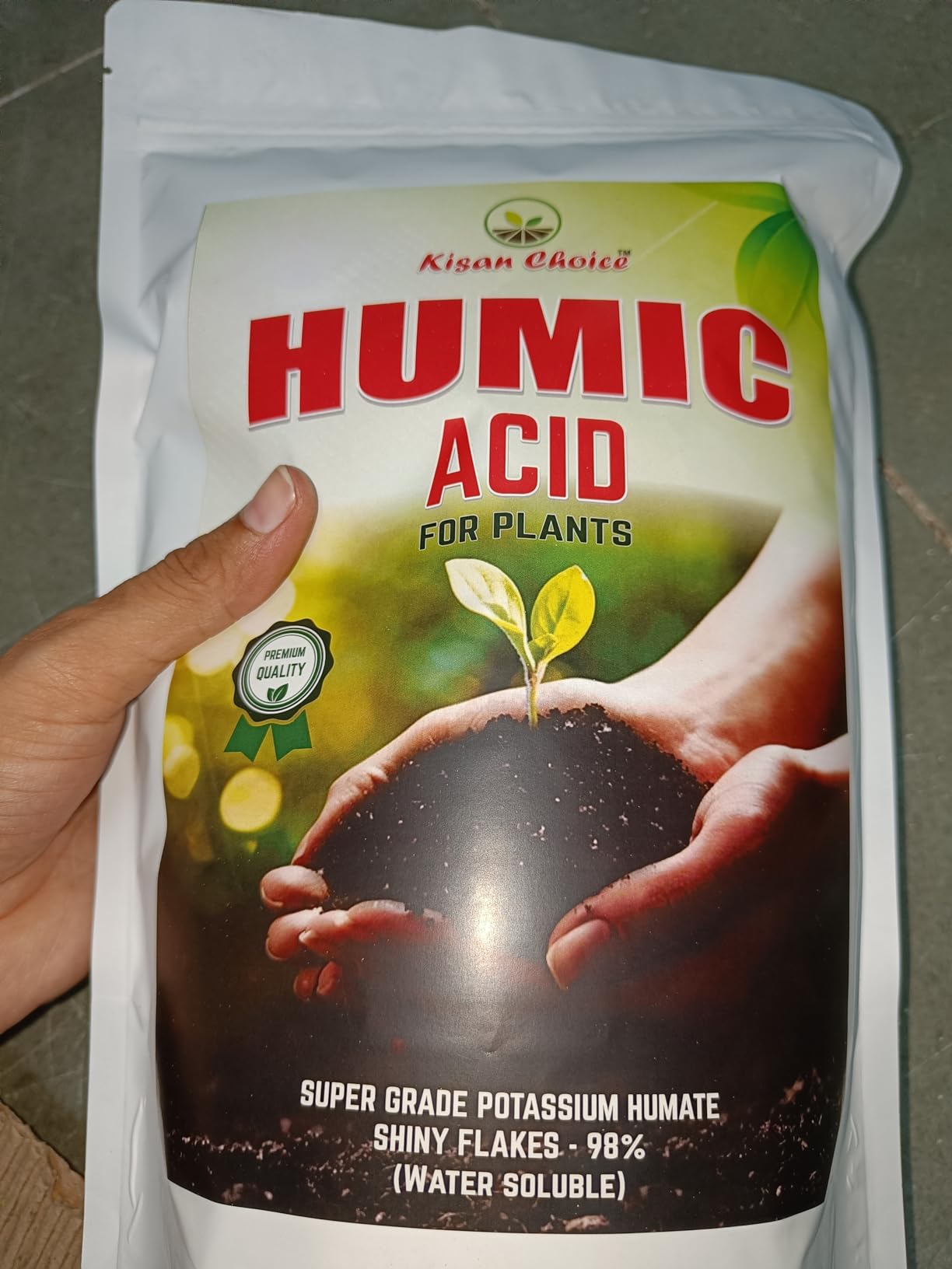 Humic Acid 98% for Plant (1.8Kg) Plant Fertilizer for Potted Plants ...