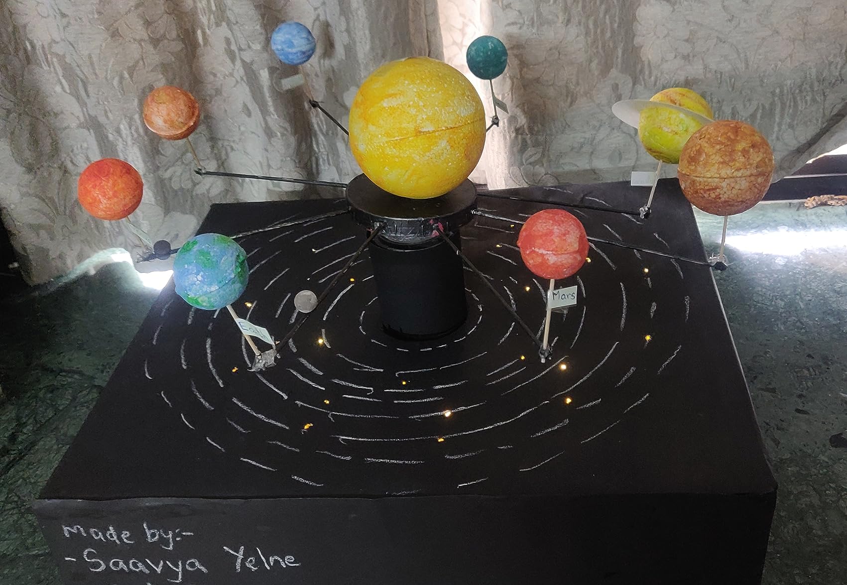 Classroom Solar System Model Solar System Space Preschool Activity