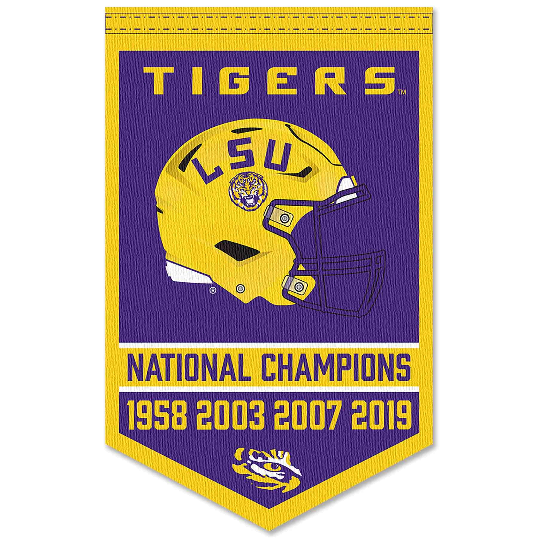 Amazon.com : College Flags & Banners Co. Louisiana State LSU Tigers 4 ...