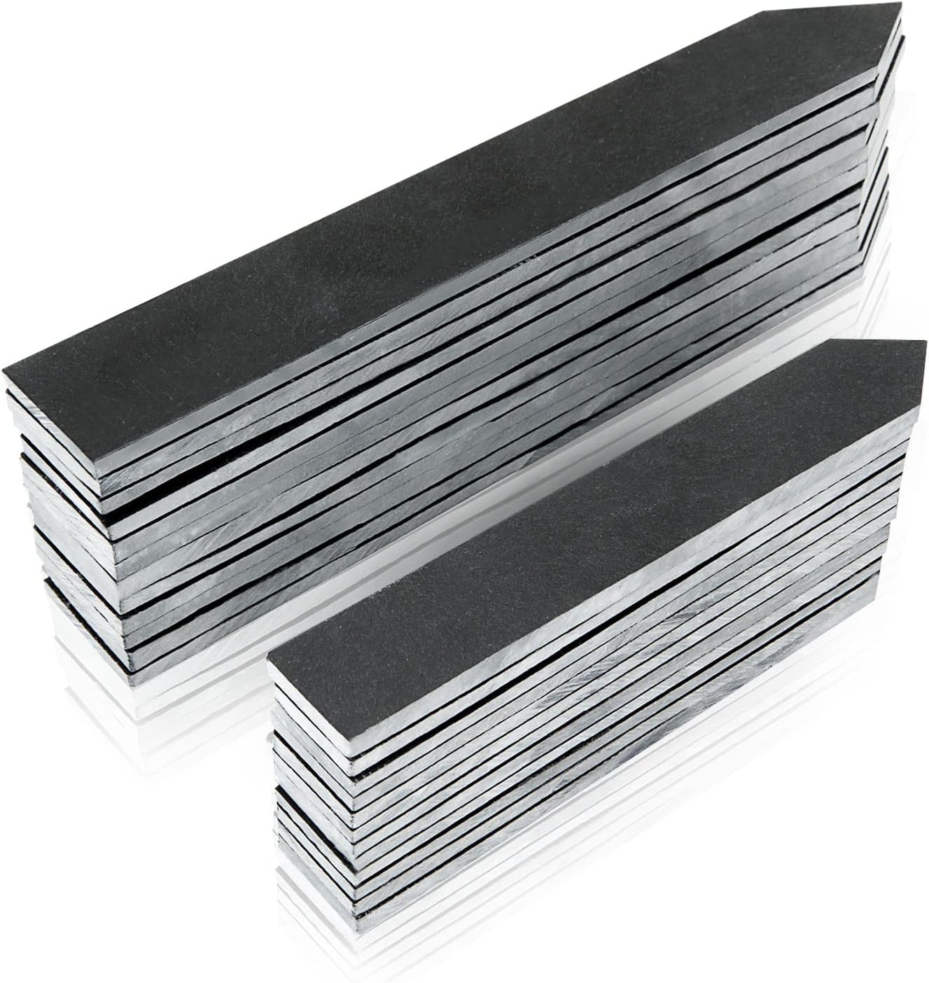 JMIATRY 20 Pack Slate Plant Labels, Black Slate Garden Markers, Natural ...