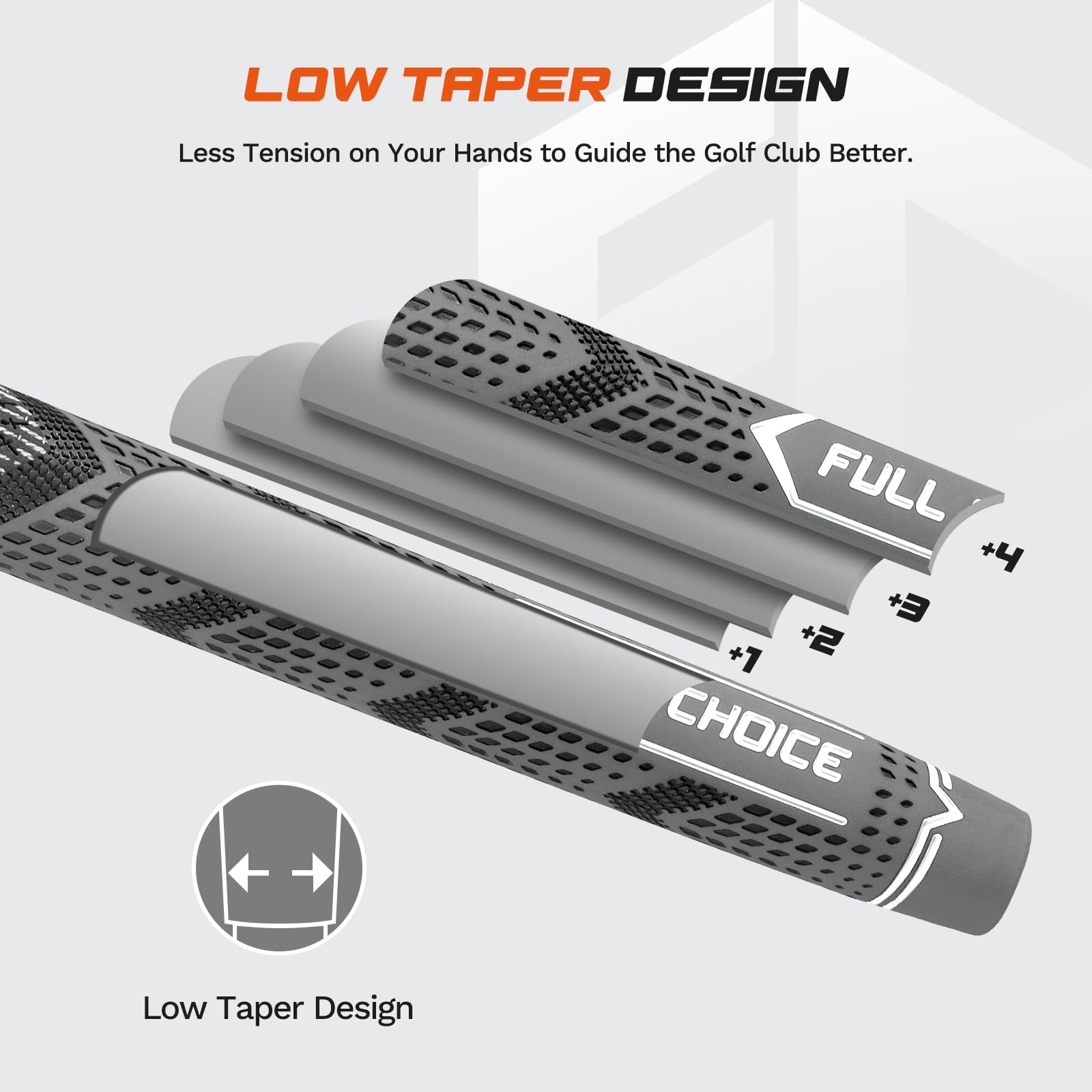 Snapklik.com : Full Choice Cross Corded Golf Grips 13 Pack, Low Taper ...