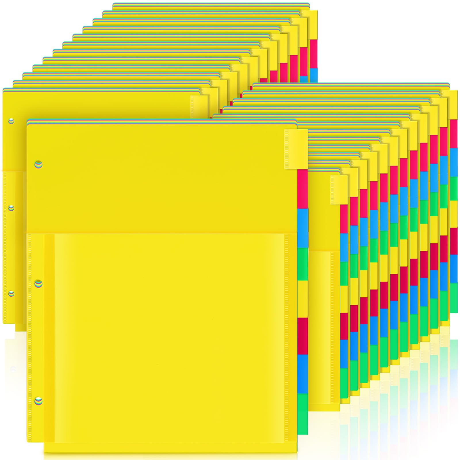 Snapklik.com : Qilery 64 Pcs/8 Set 8 Tab Binder Dividers
