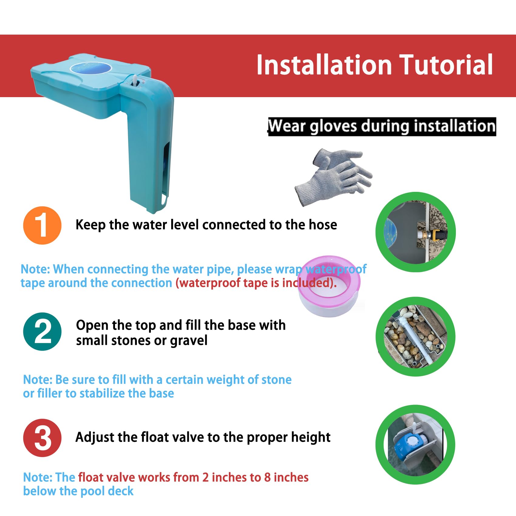 Snapklik.com : 2025 Upgrade Pool Water Leveler Auto Fill, Automatic ...