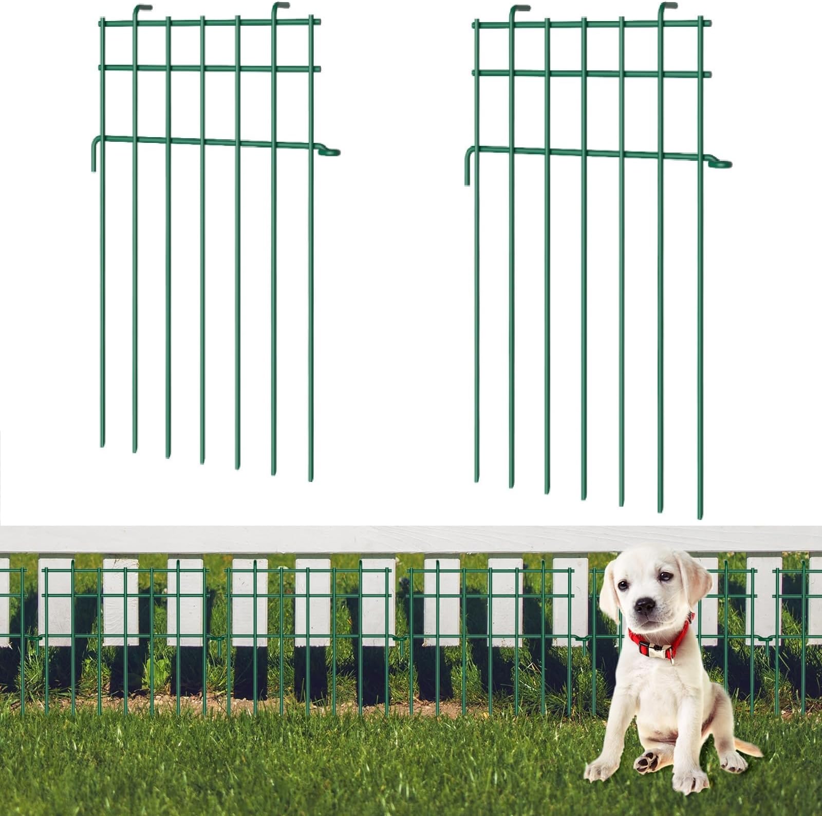 Amazon.com : GWEUZMALL Animal Barrier Fence,10 Pack No Dig Rustproof ...