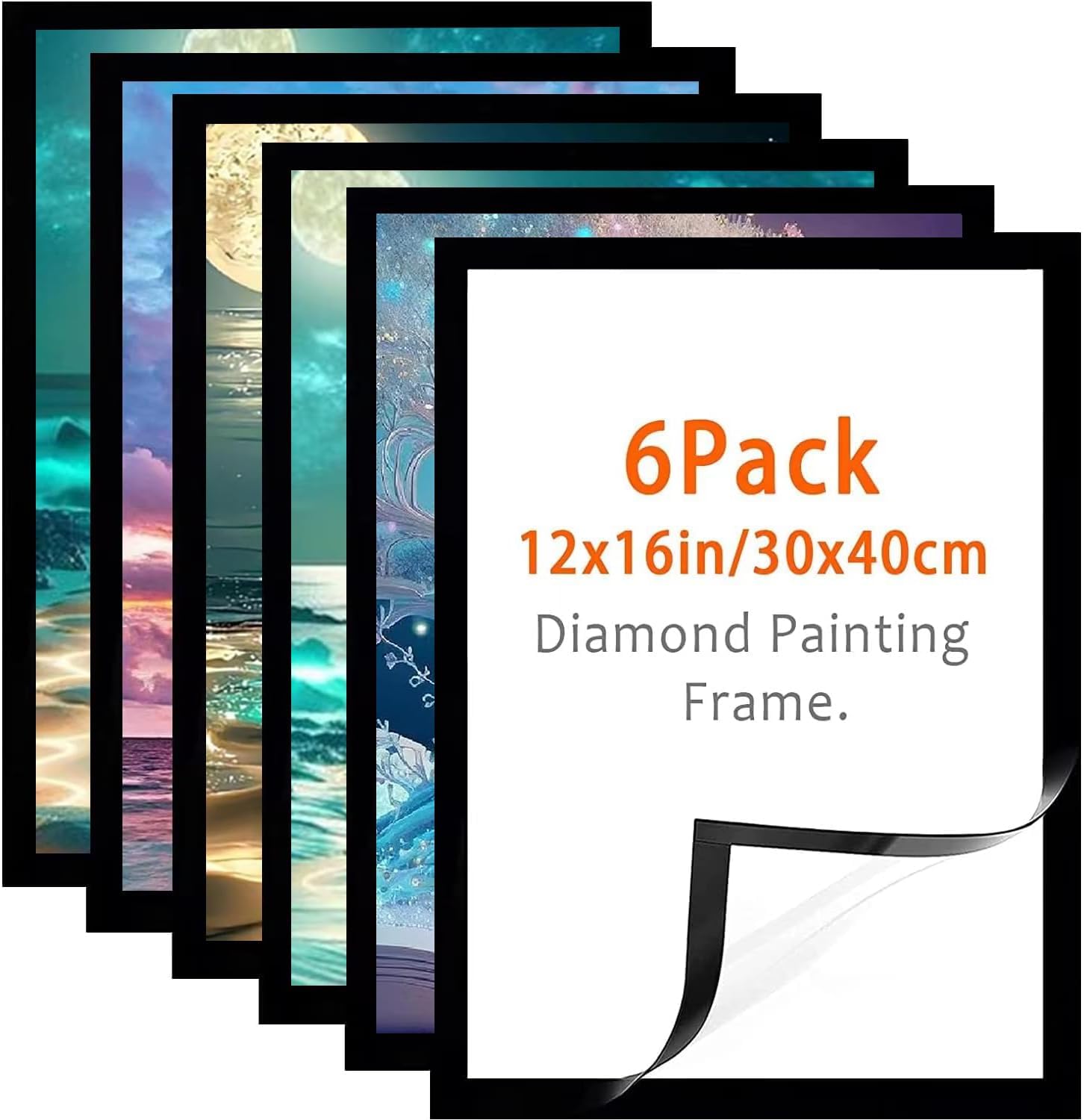 Amazon.com: Diamond Art Frame 12x16 Inch - Diamond Painting Frames ...