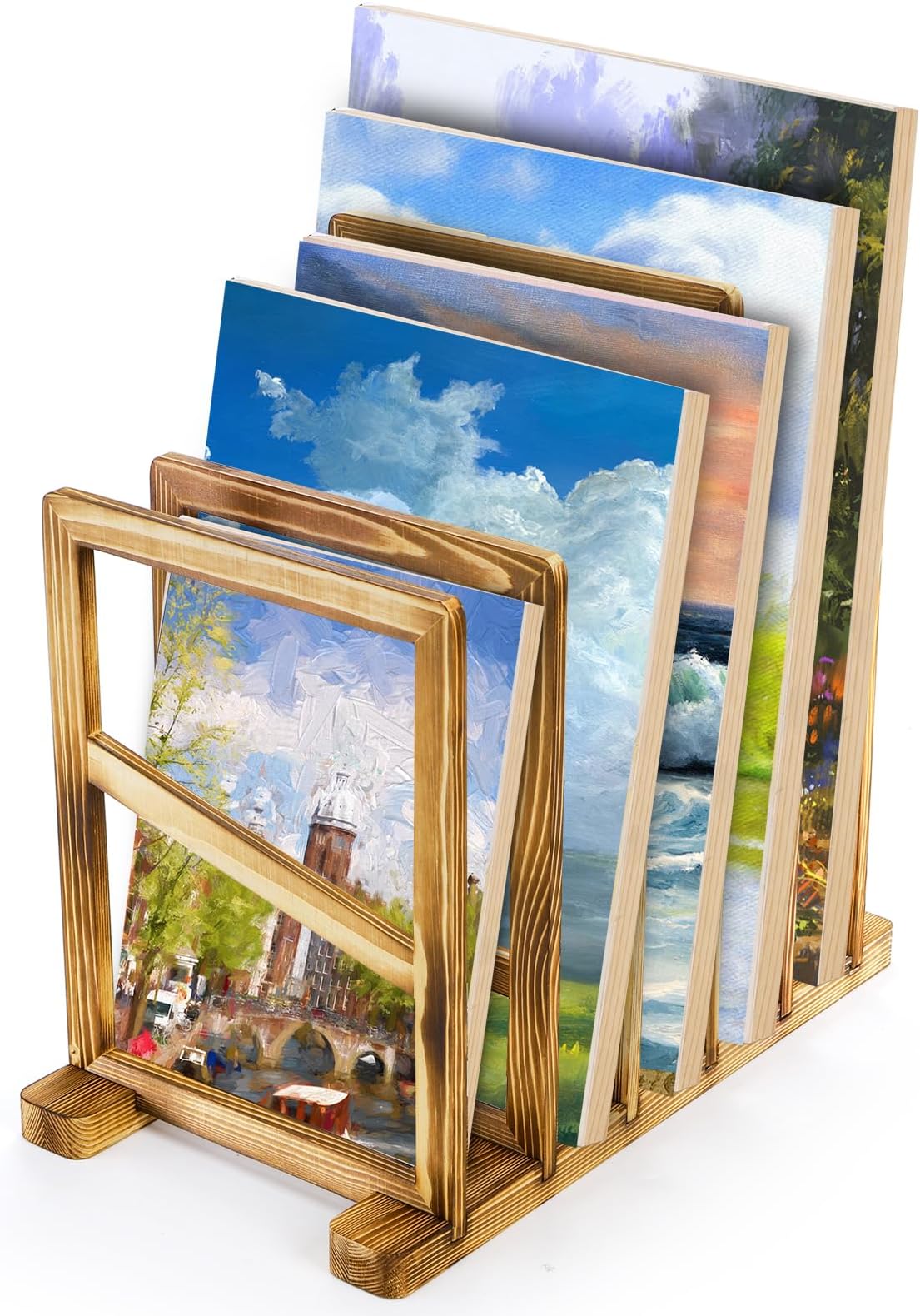 Amazon.com: VISWIN Tabletop Art Storage Rack - Wooden Drying & Display ...
