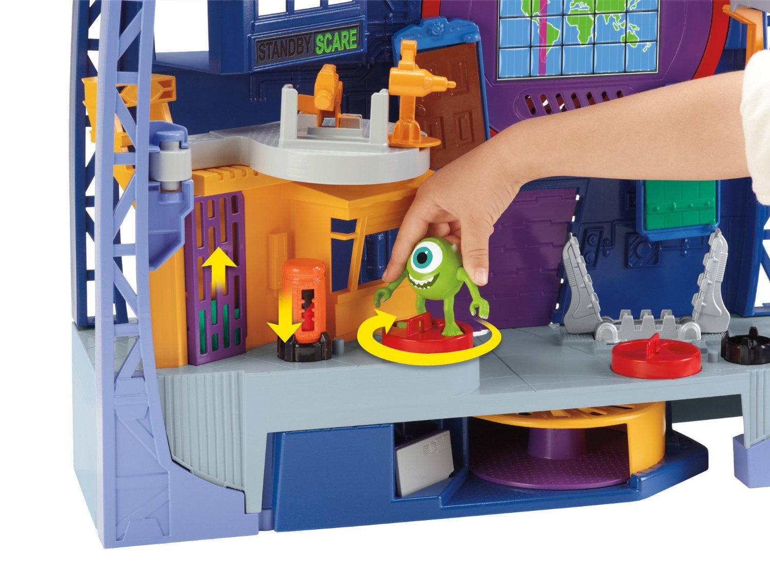 Fisher-Price Imaginext Monsters University Monsters, Inc. Scare Factory ...