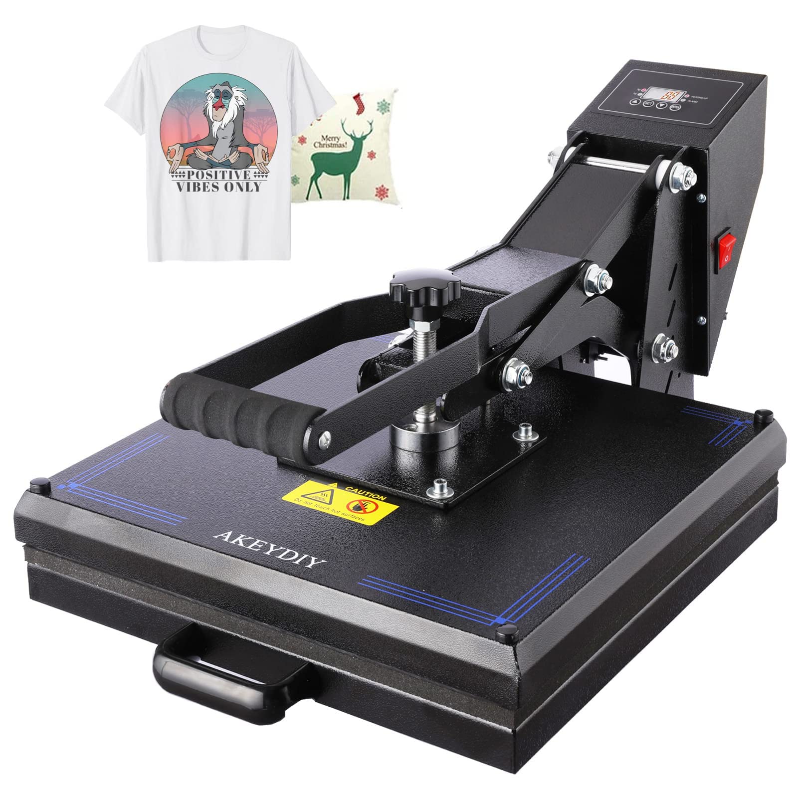 AKEYDIY Heat Press 15x15 Professional Sublimation Printer Heat Press ...
