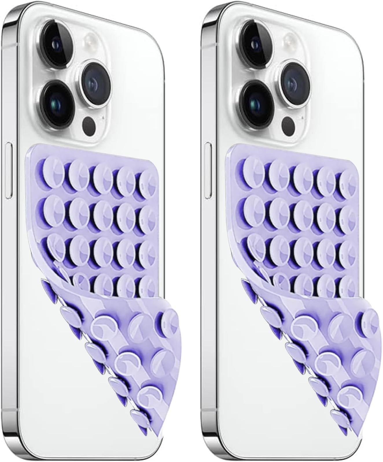 Amazon.com: AZXYI 2 Pack Silicone Suction Cup Phone Case Mount Double ...