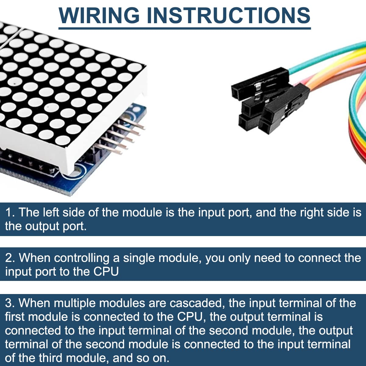 Snapklik.com : DAOKAI MAX7219 Dot Matrix Module 8 X 32 MCU Control ...