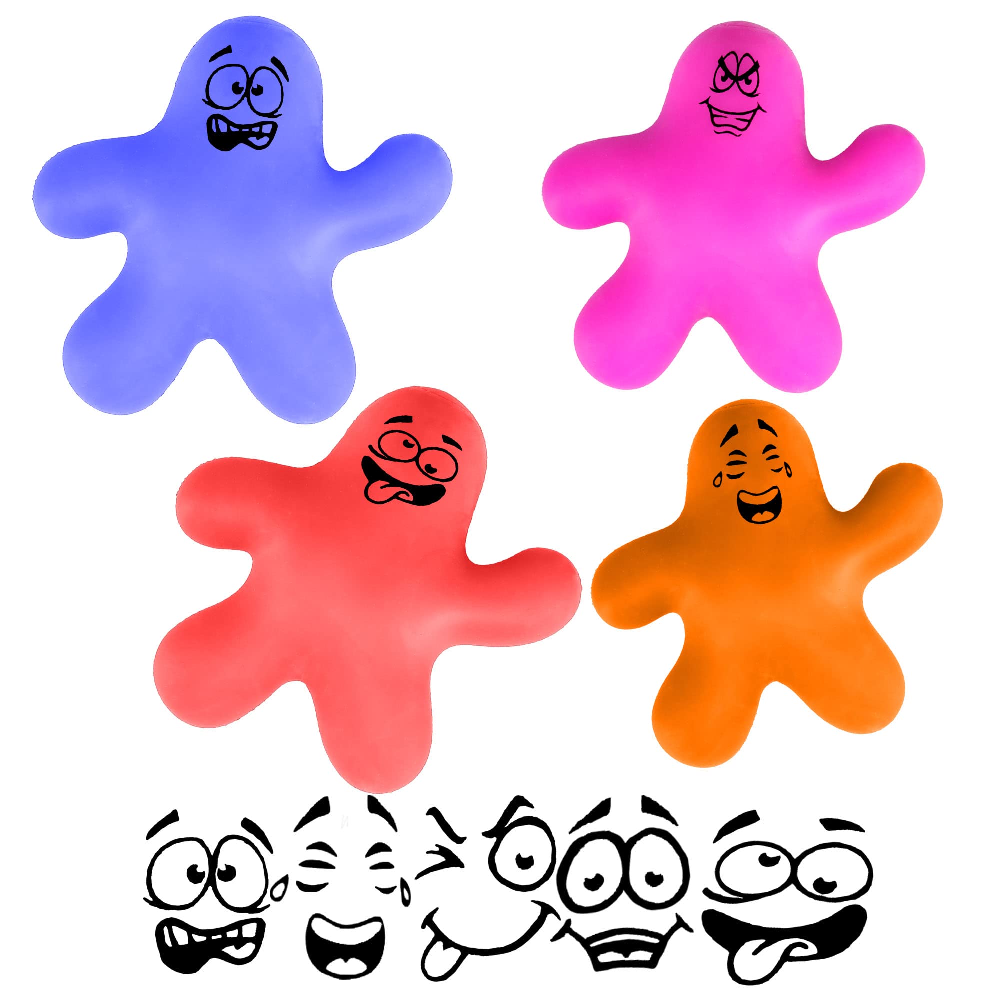 MR SPLATMAN, Bendy, Stretchy, Squishy, Stress Relief Toy, Your Anxiety ...