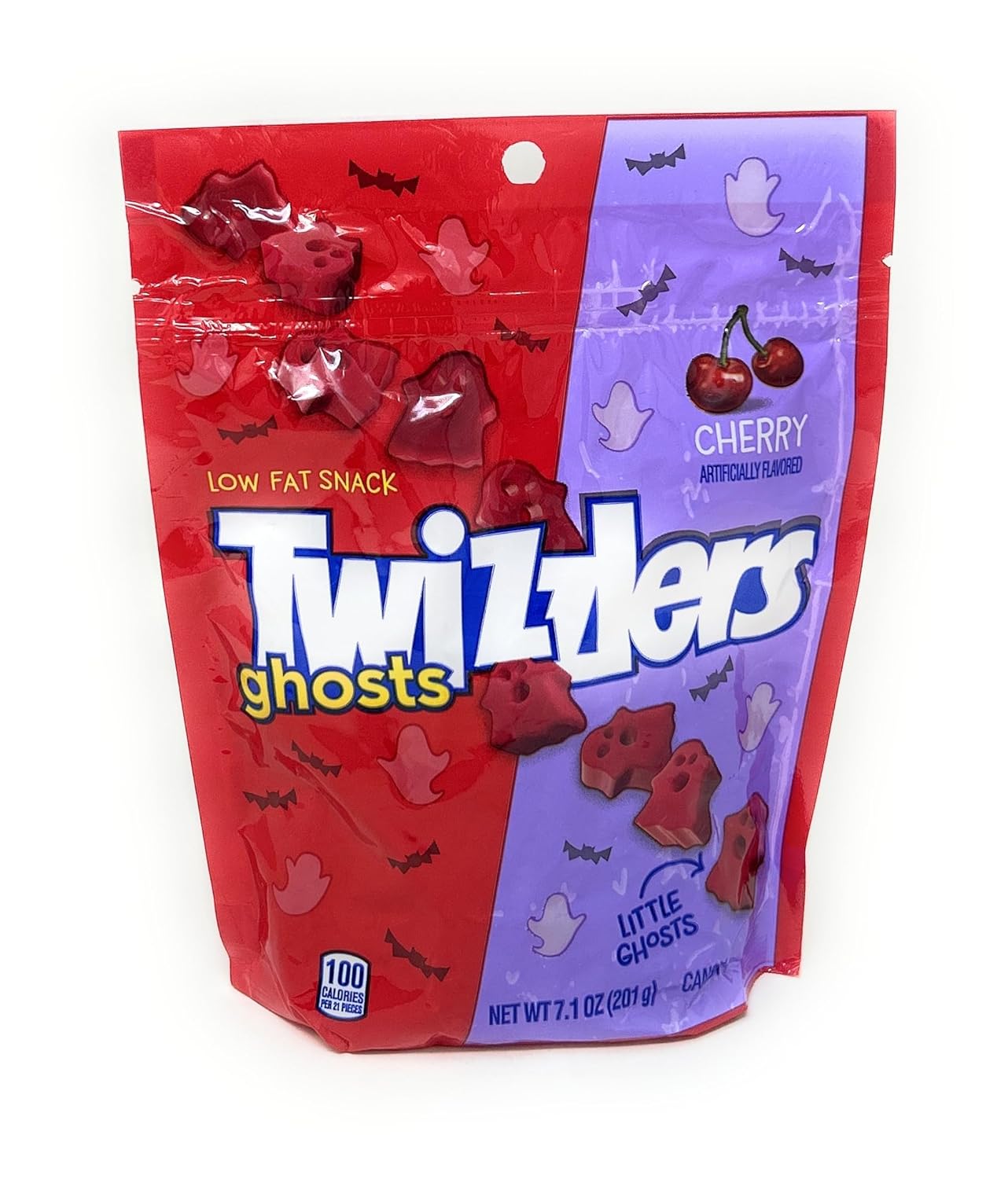 Amazon.com : Twizzlers Cherry Flavored Ghosts Halloween Candy 7.1oz - 1 bag : Grocery & Gourmet Food