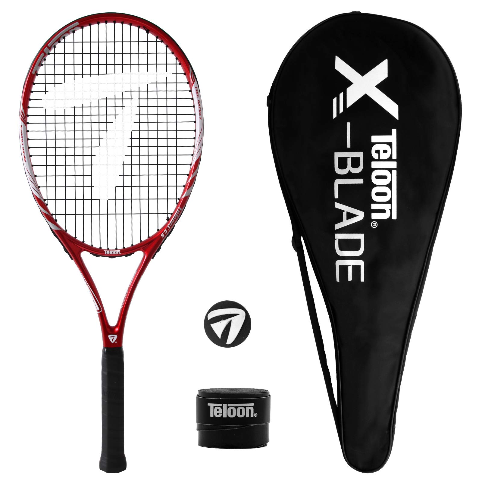 Teloon Recreational Adult Tennis Rackets-27 inch Tennis Racquet for Men ...