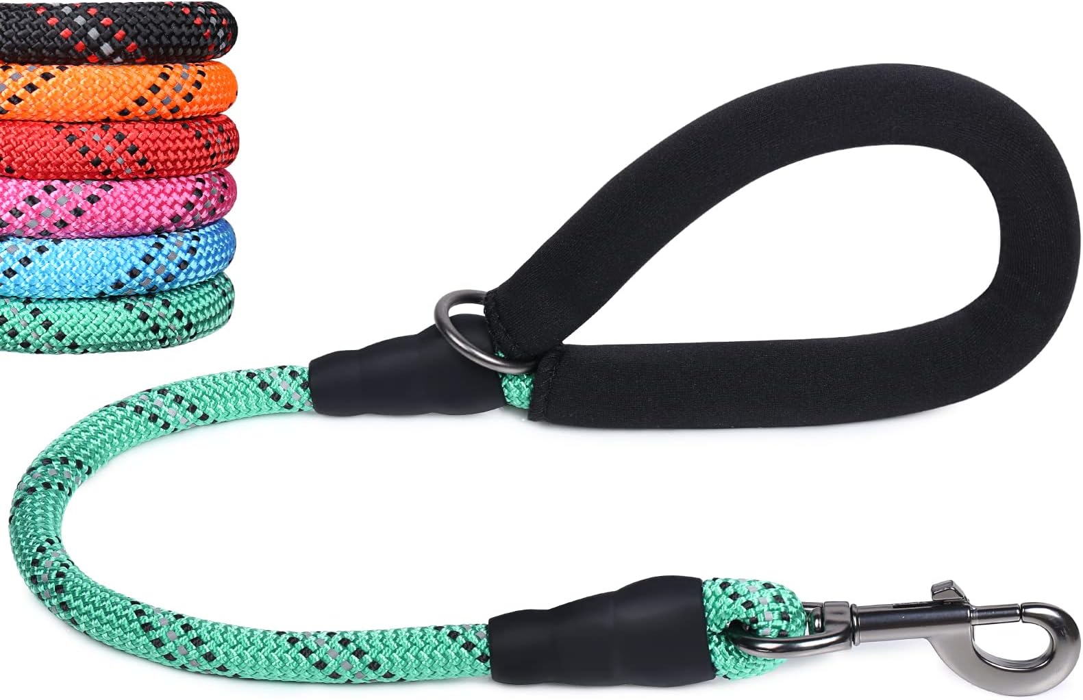 Amazon.com : VIVAGLORY Short Dog Leash with Comfortable Padded Handle ...