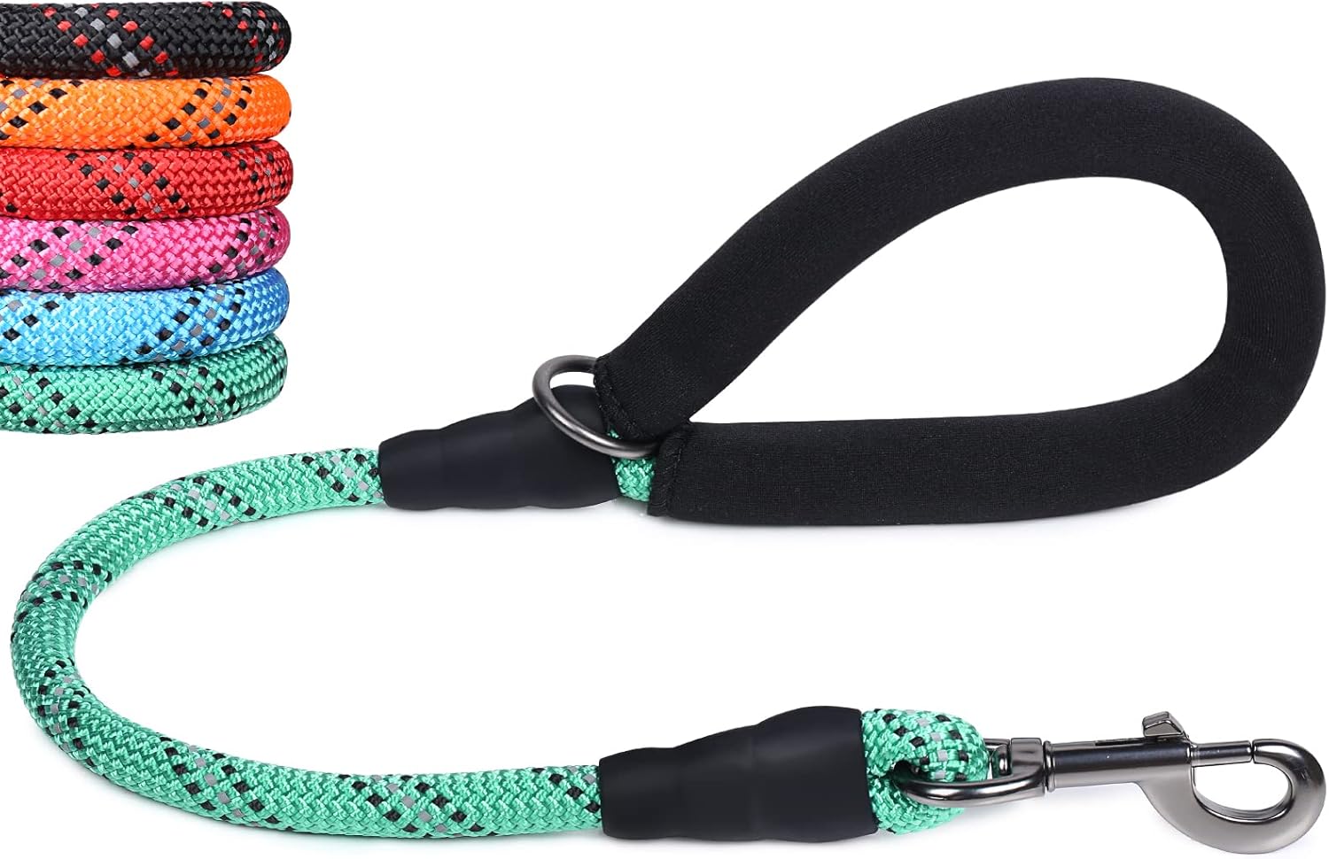 Amazon.com : VIVAGLORY Short Dog Leash with Comfortable Padded Handle ...