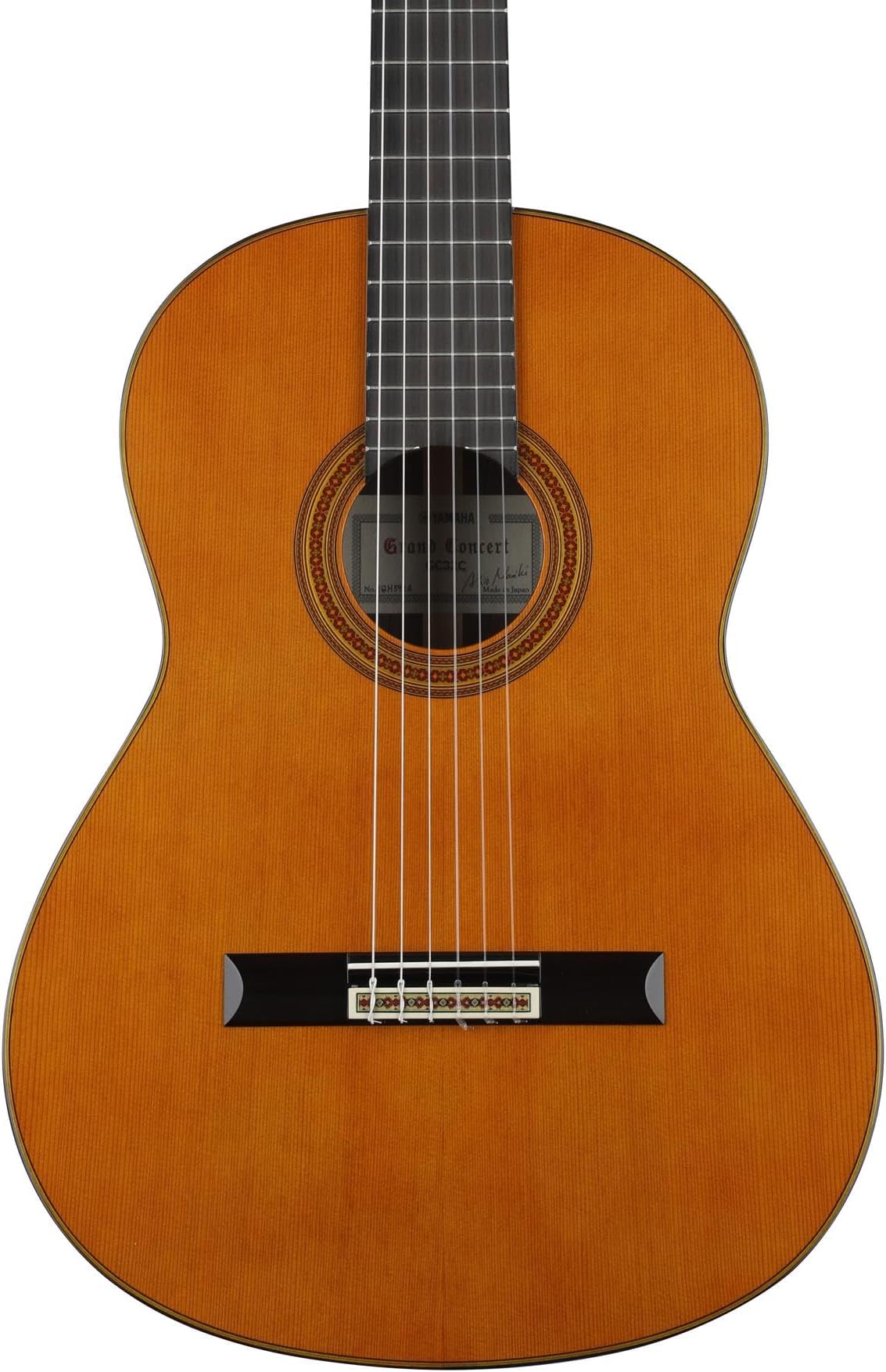 Amazon.com: Yamaha GC12 Handcrafted Classical Guitar Cedar : Musical ...