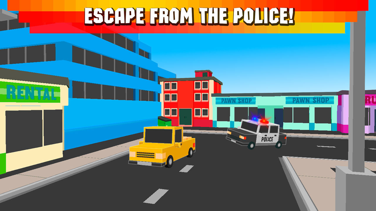 Pixel Police Chase 3D - App on Amazon Appstore