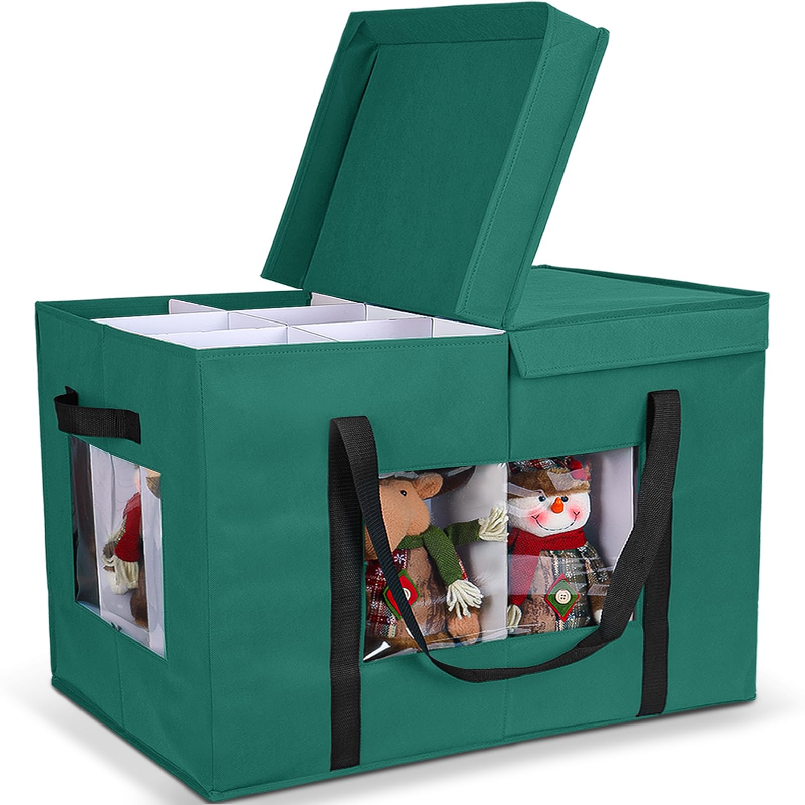 Amazon.com: Loninak Christmas Figurine Storage Box, 24”x18”x15 ...