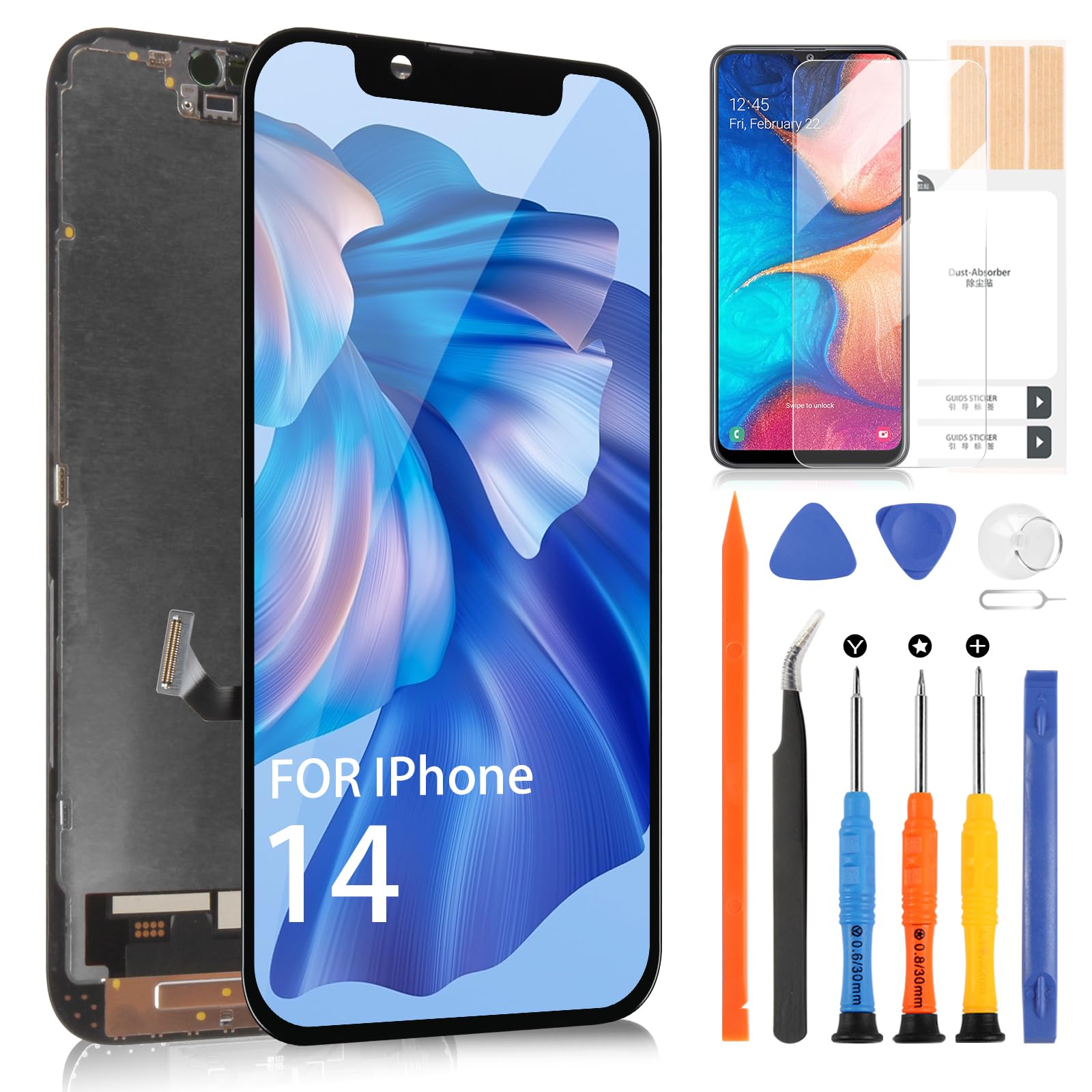 Amazon.com: Screen Replacement for iPhone 14 LCD Display for iPhone ...