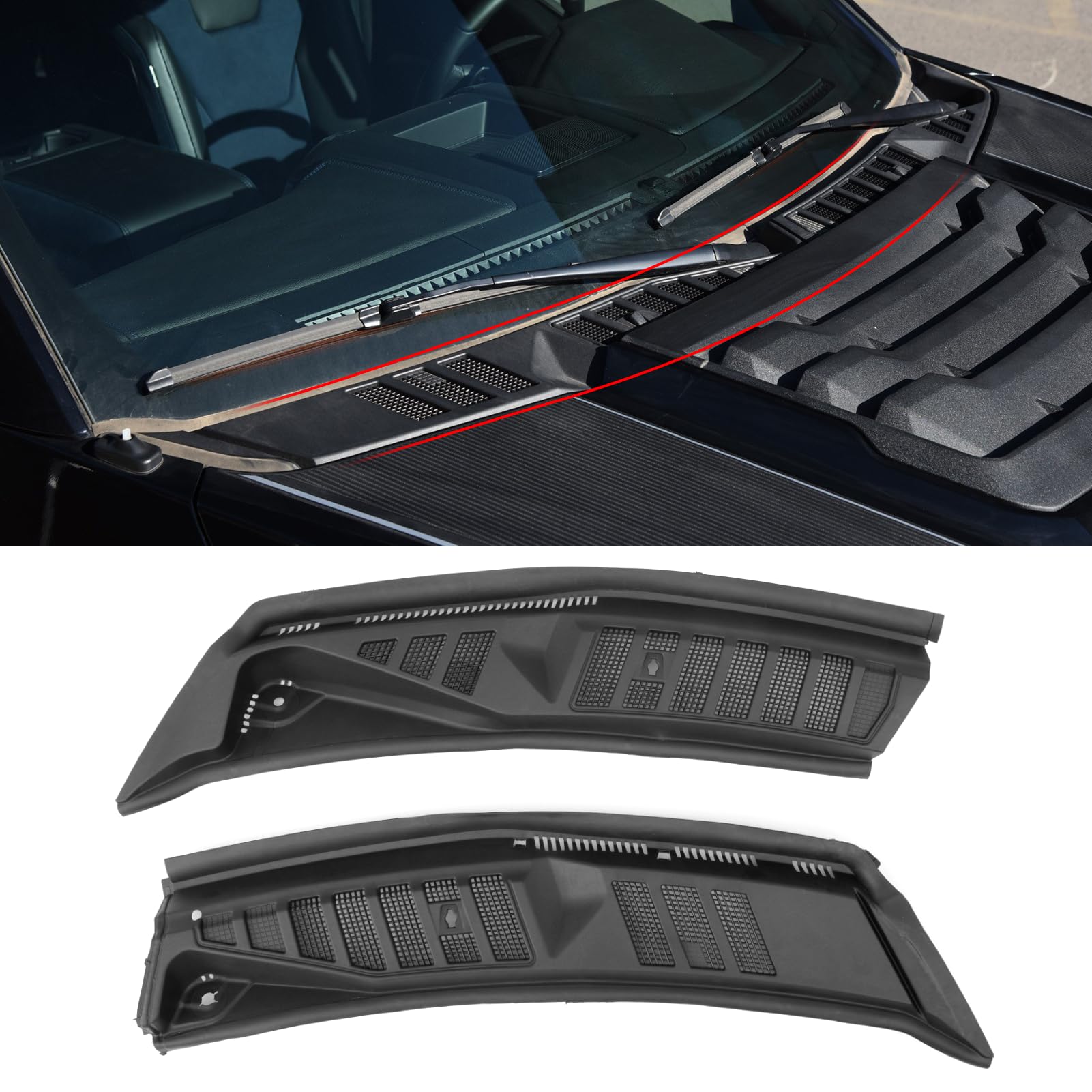 Amazon.com: Jaronx Compatible with Ford F150 Windshield Wiper Cowl ...
