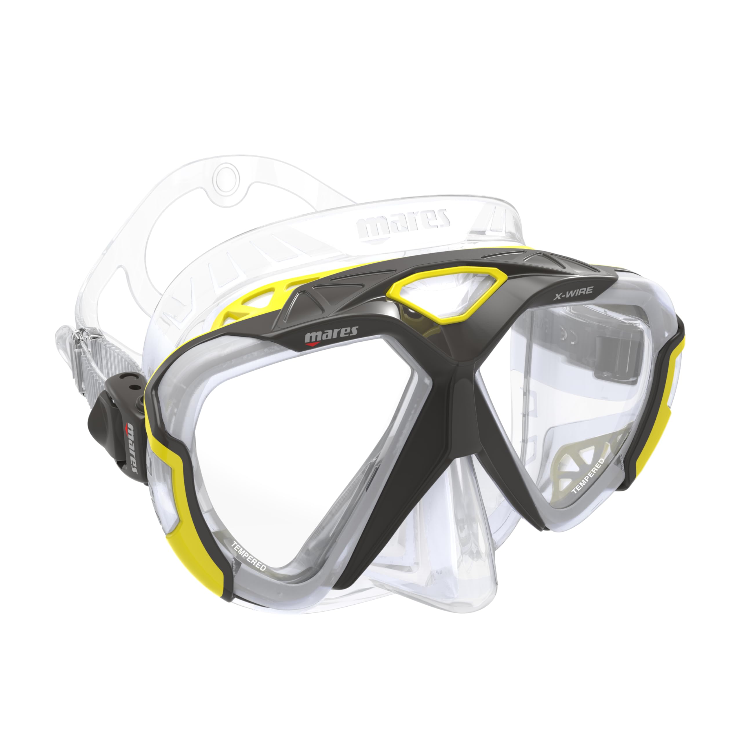 Snapklik.com : Mares Unisex Adults X-Wire Soft Silicone Scuba Diving Mask